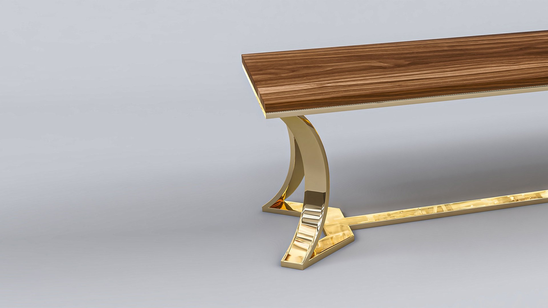 Arc Base Table 3D - TurboSquid 2182283