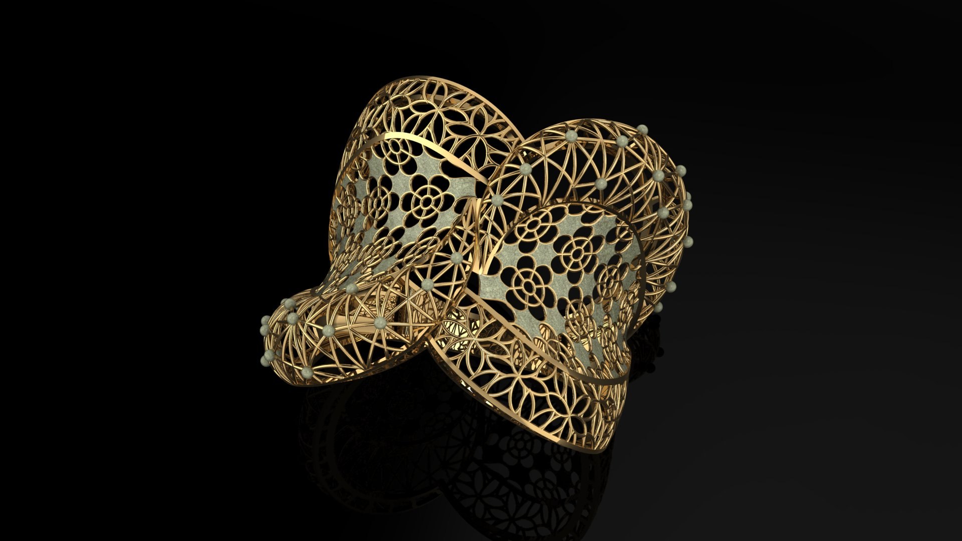 Gold Ring 3D Model - TurboSquid 1703039
