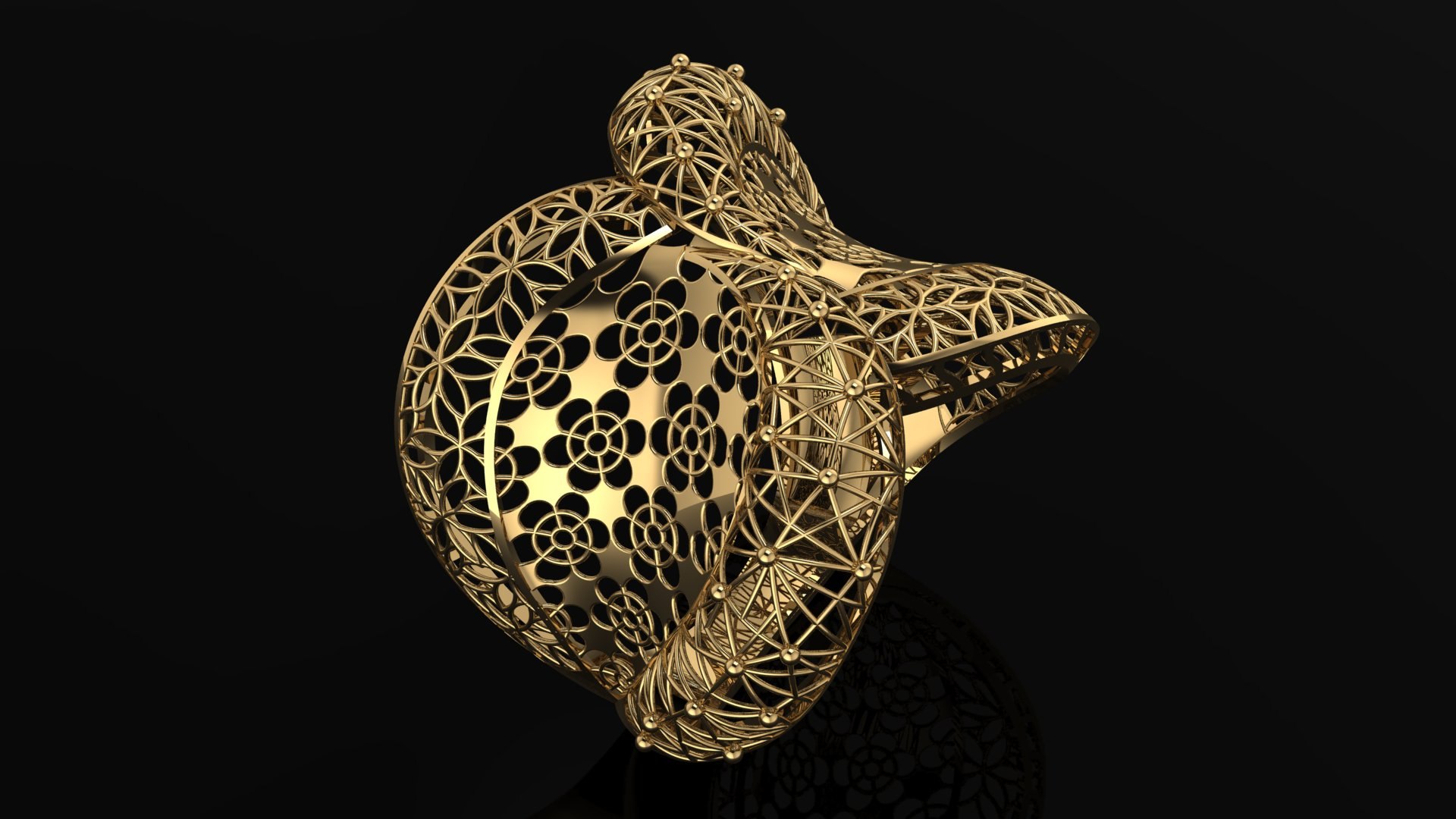 Gold Ring 3D Model - TurboSquid 1703039