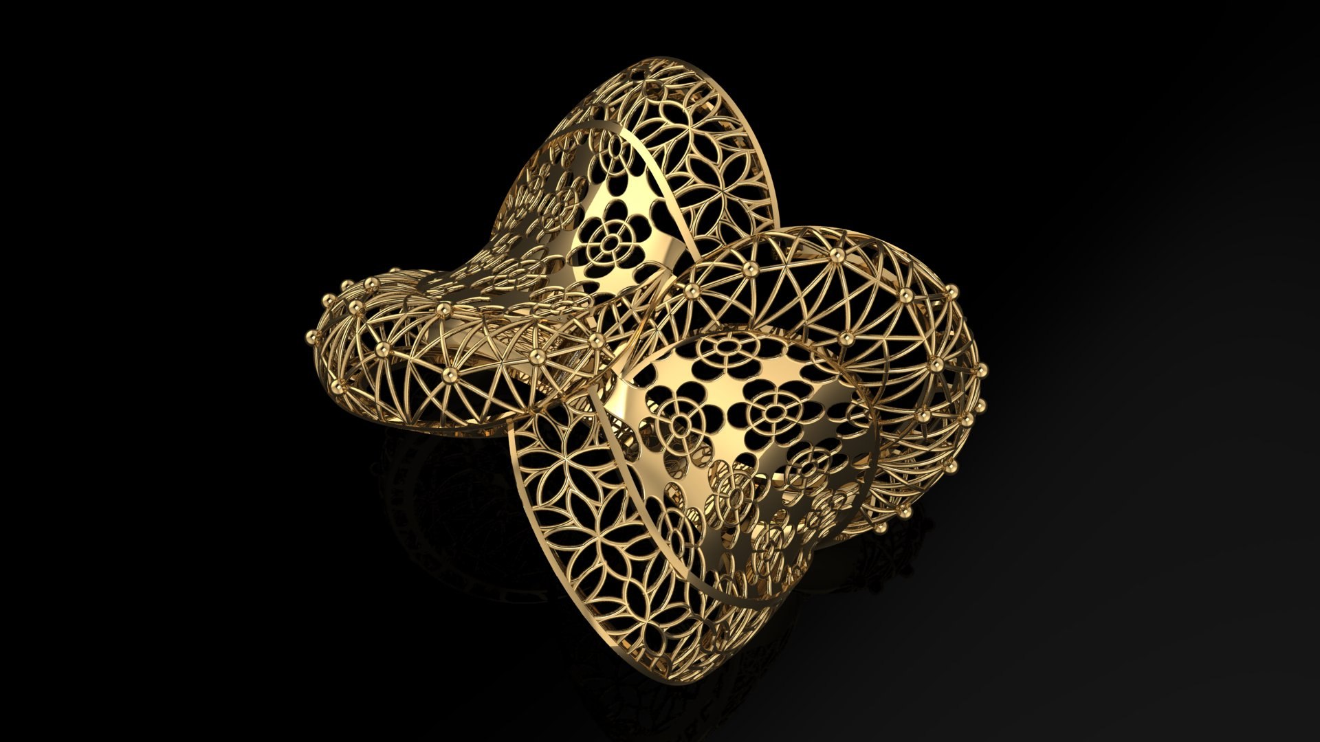 Gold Ring 3D Model - TurboSquid 1703039