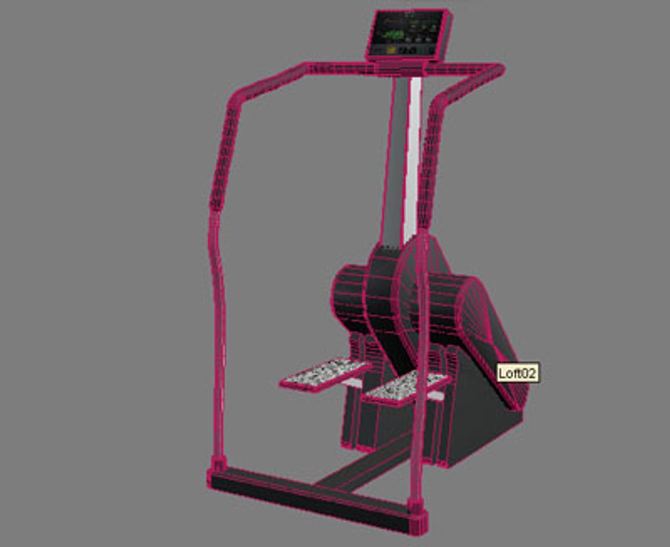 Step Machine 3d Model