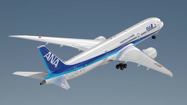 modelo 3d Boeing 787-9 All Nippon Airways - TurboSquid 1998390