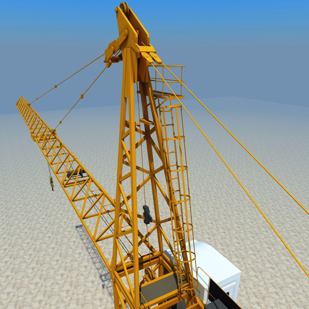 tower crane 2 3d model
