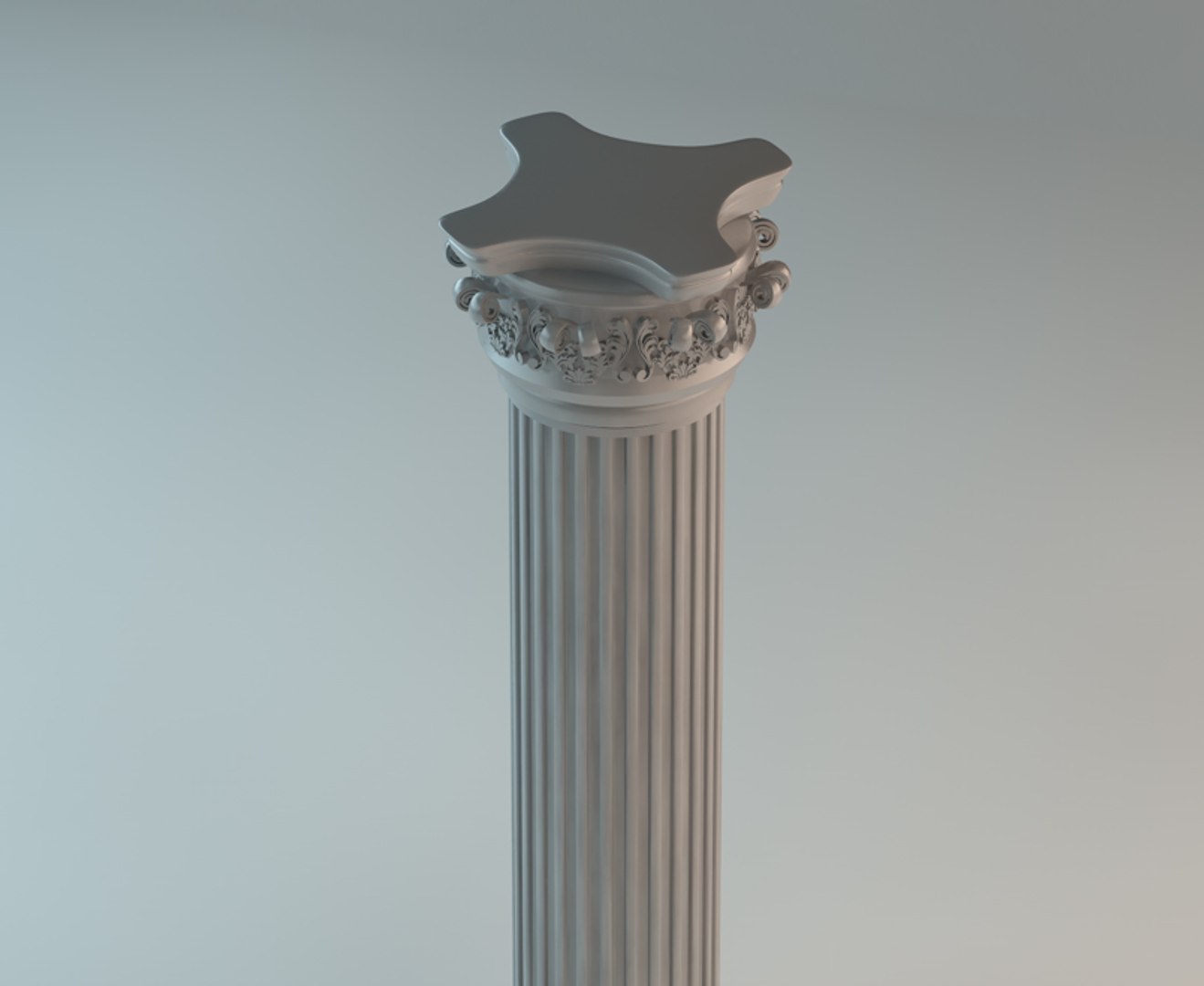 3d C4d Pillar Column Baroque
