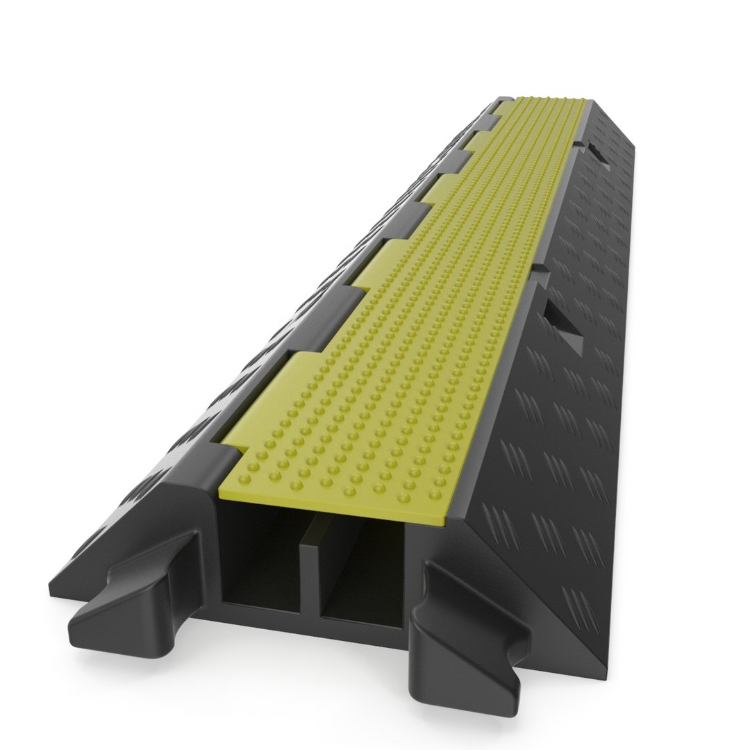 Rubber Floor Cable Protector Car Ramp 3D Model - TurboSquid 2165528