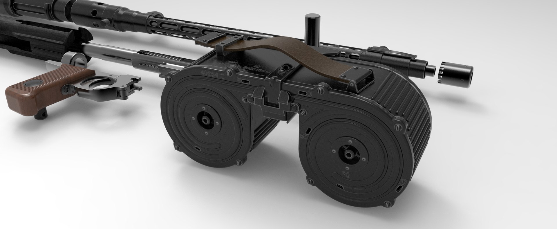 3D Wwii Mg15 Gun - TurboSquid 1485864