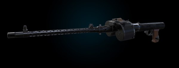 MG15机枪3D模型 - TurboSquid 1485864
