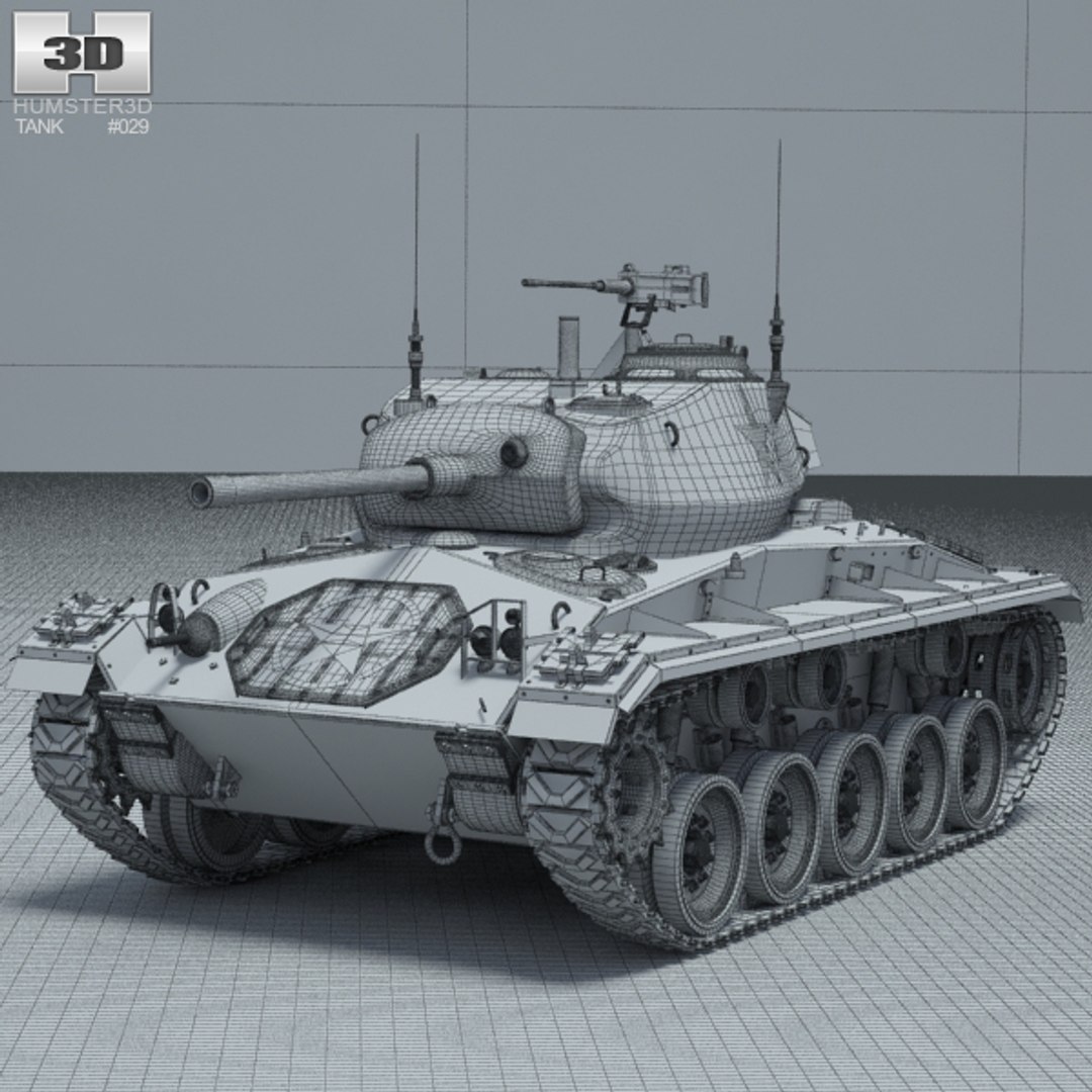 3D model m24 chaffee m - TurboSquid 1180458