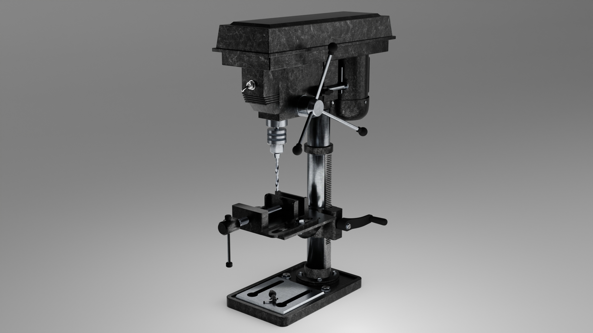 Desktop Drill Press 3D Model - TurboSquid 2080601