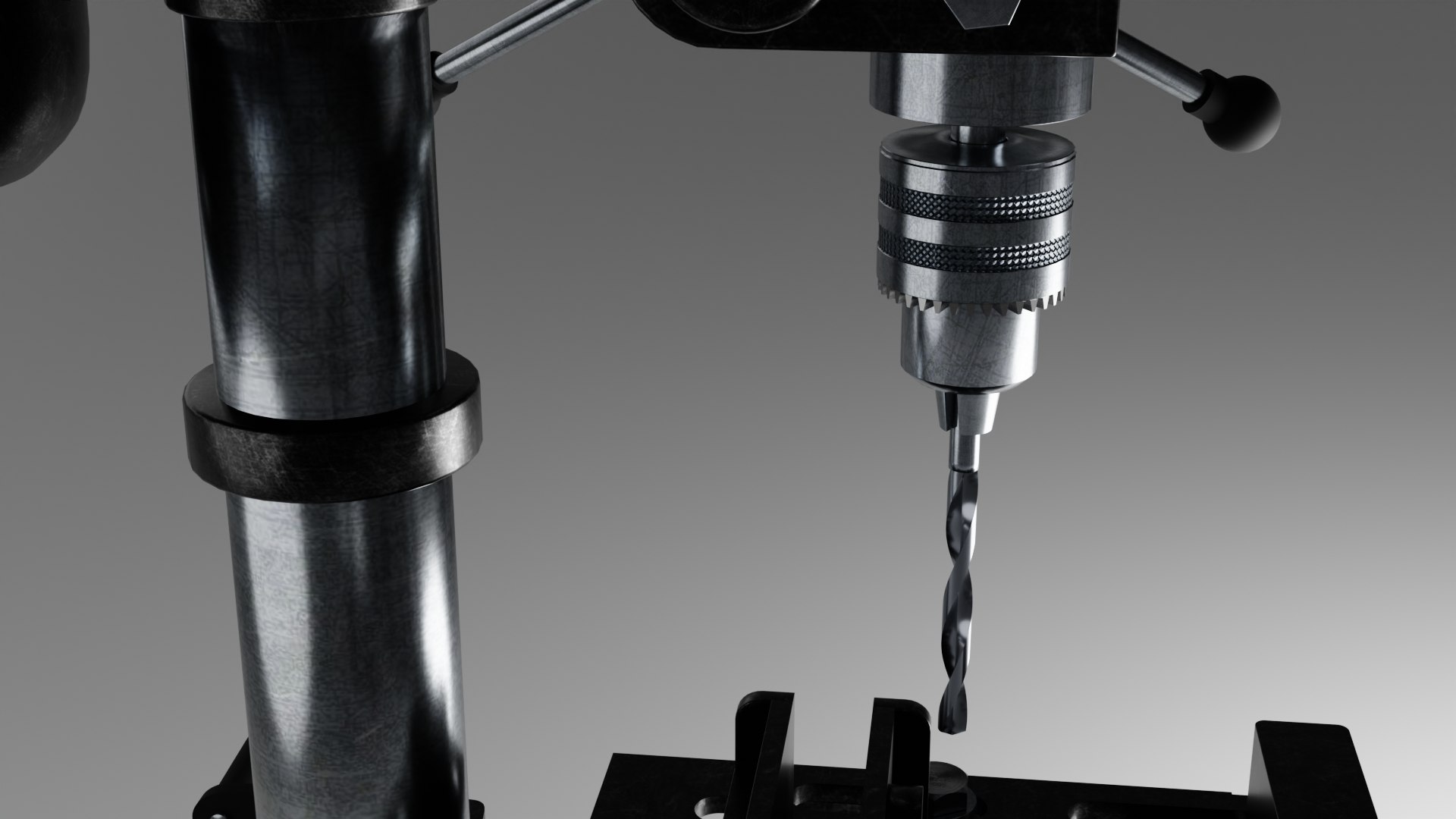 Desktop Drill Press 3D Model - TurboSquid 2080601