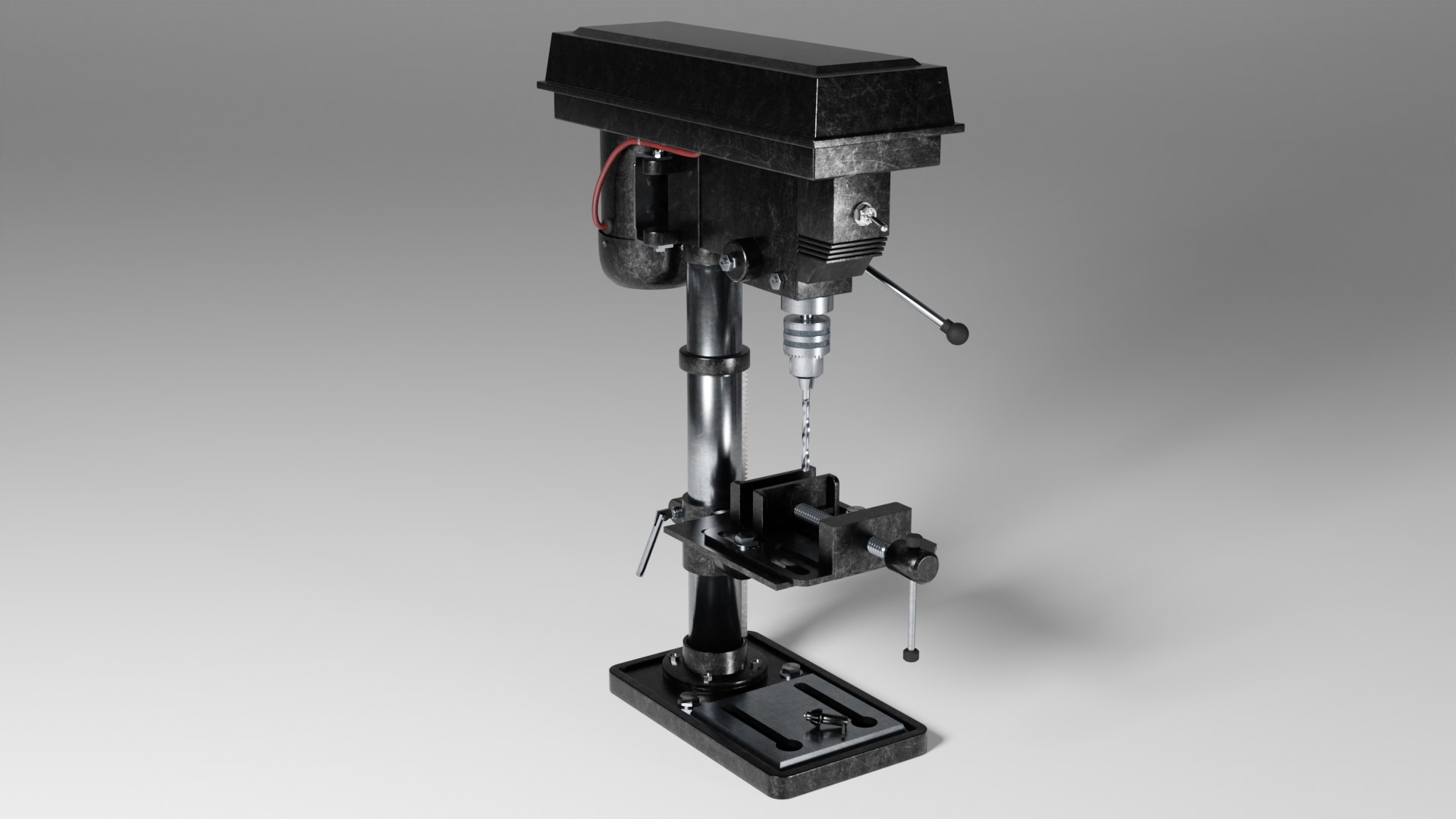 Desktop Drill Press 3D Model - TurboSquid 2080601