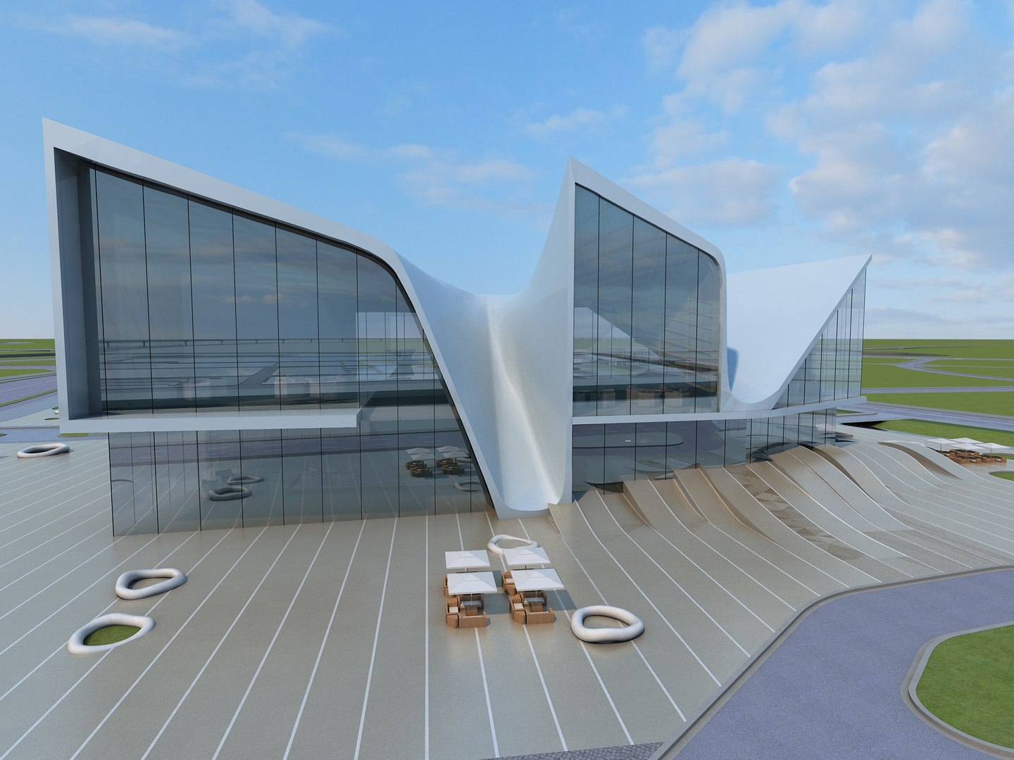 Museum 3 3D Model - TurboSquid 1726314