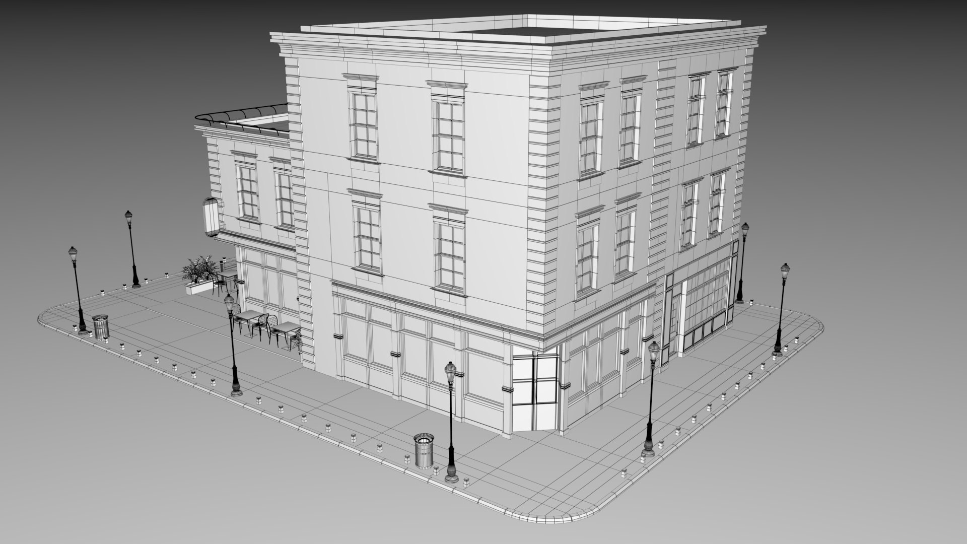 3D Street Part 6 Model - TurboSquid 1806205