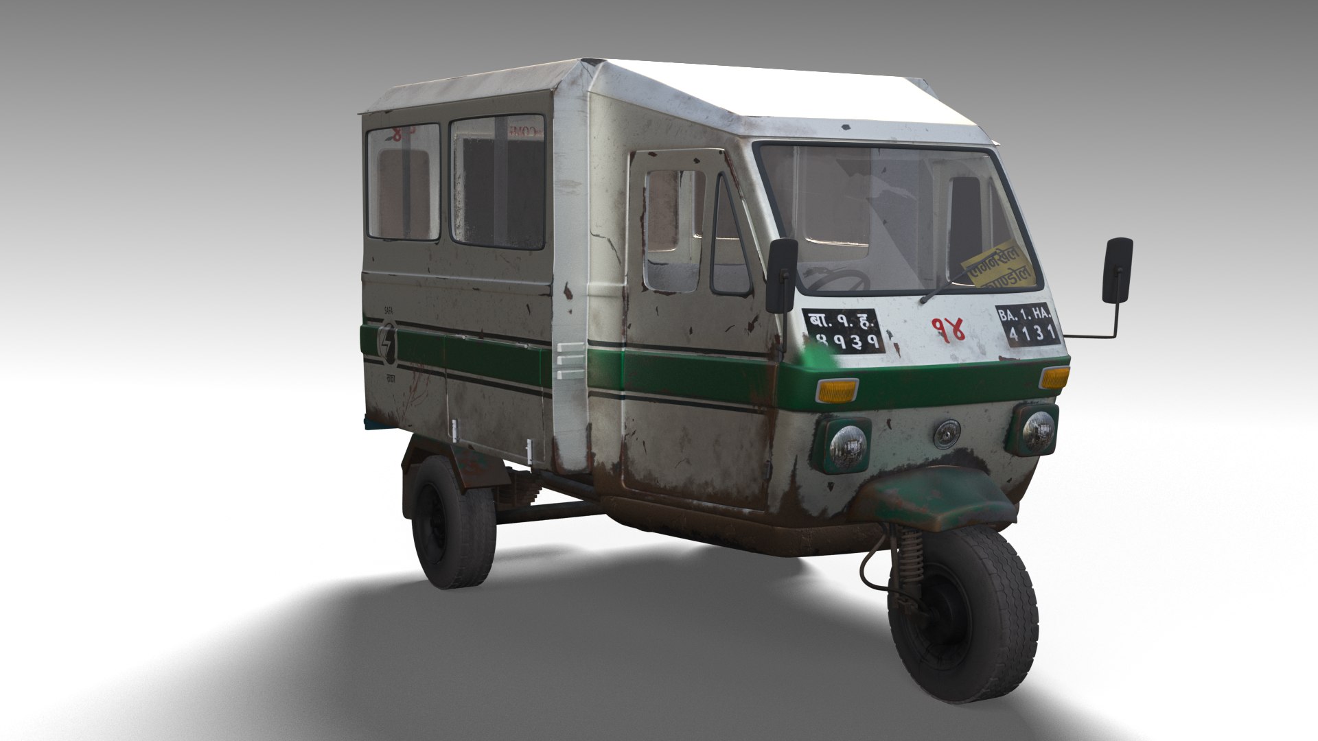 Nepali Safa Tempo 3D Model - TurboSquid 2120657