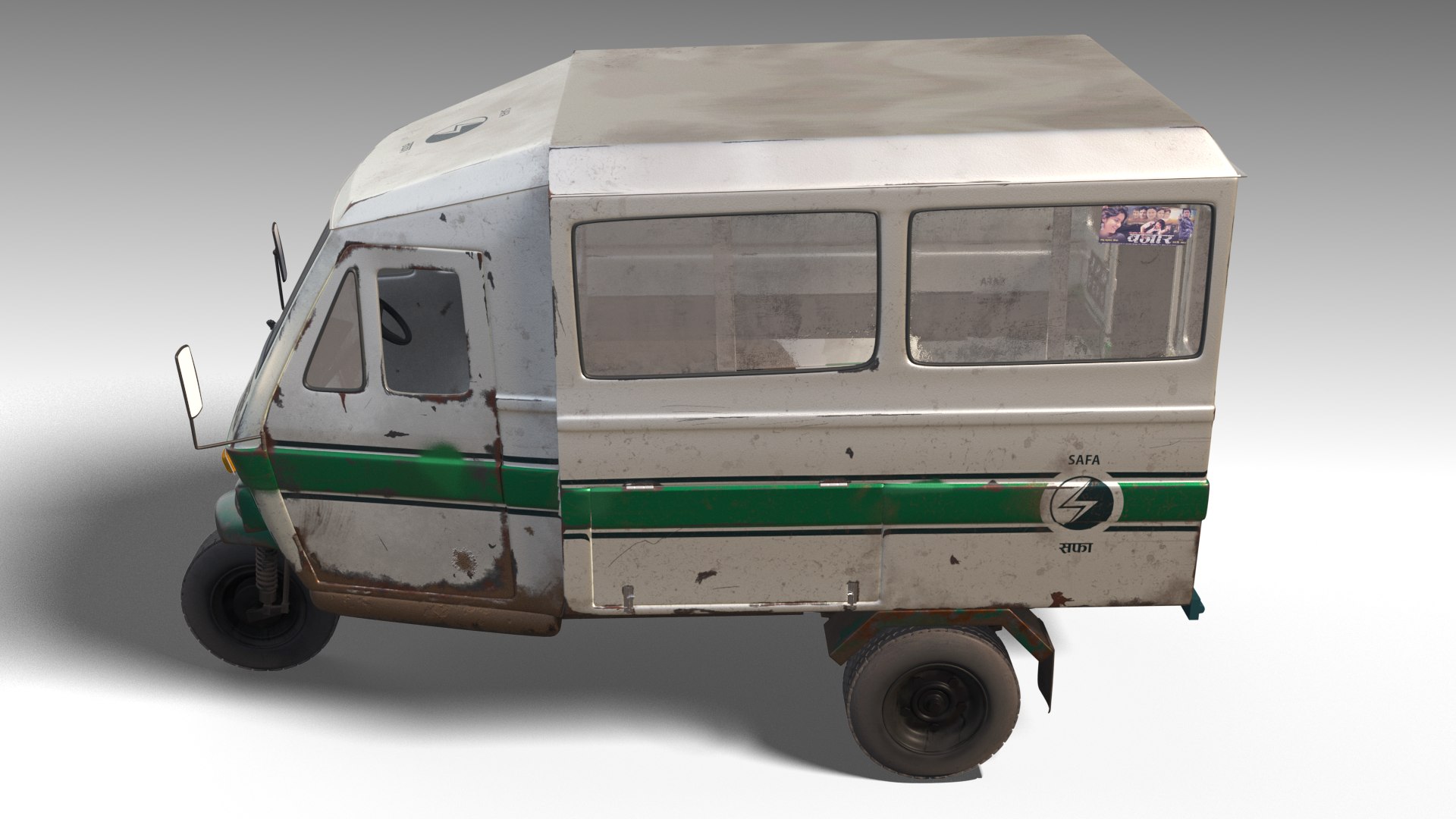 Nepali Safa Tempo 3D Model - TurboSquid 2120657