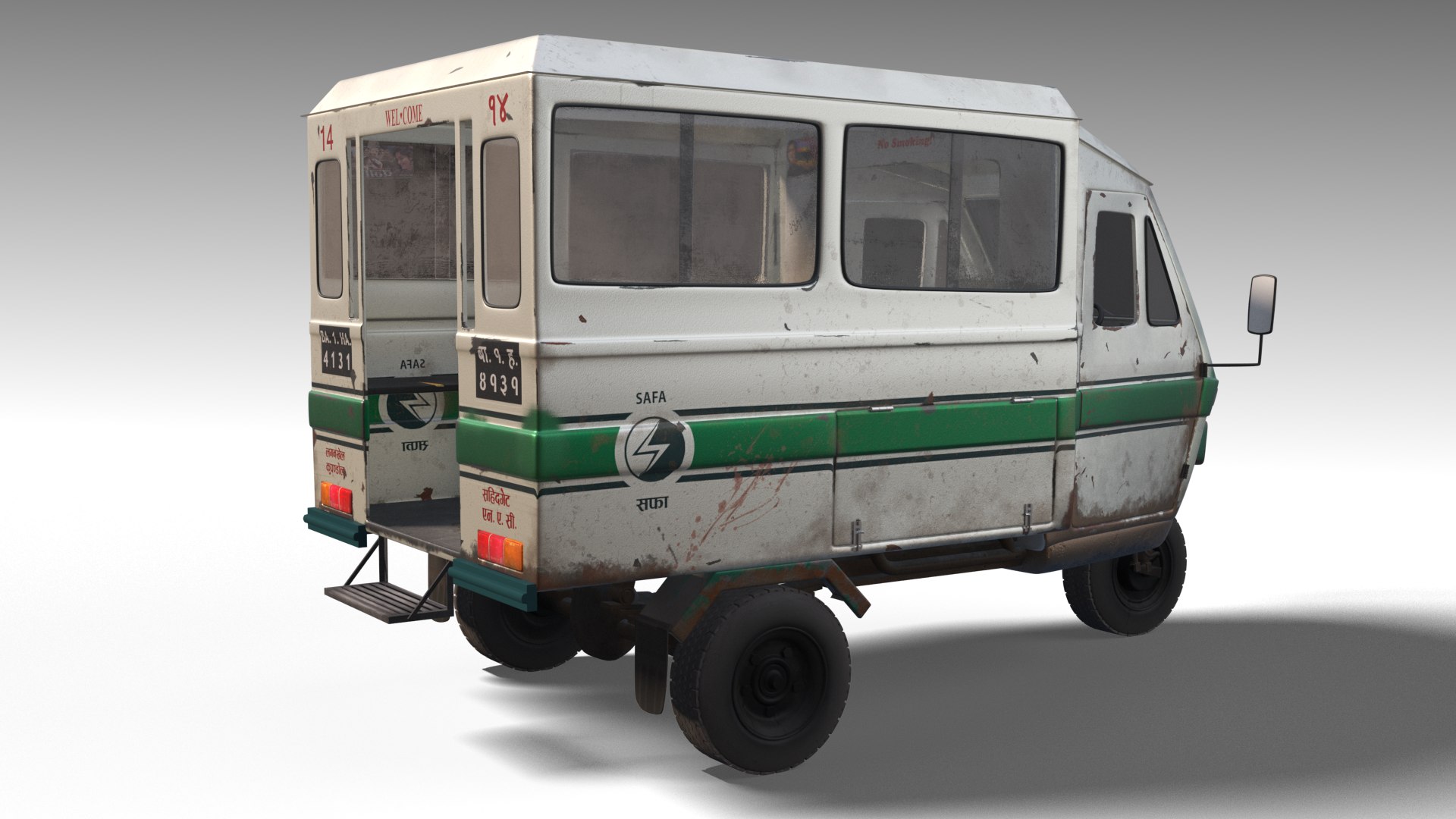 Nepali Safa Tempo 3D Model - TurboSquid 2120657