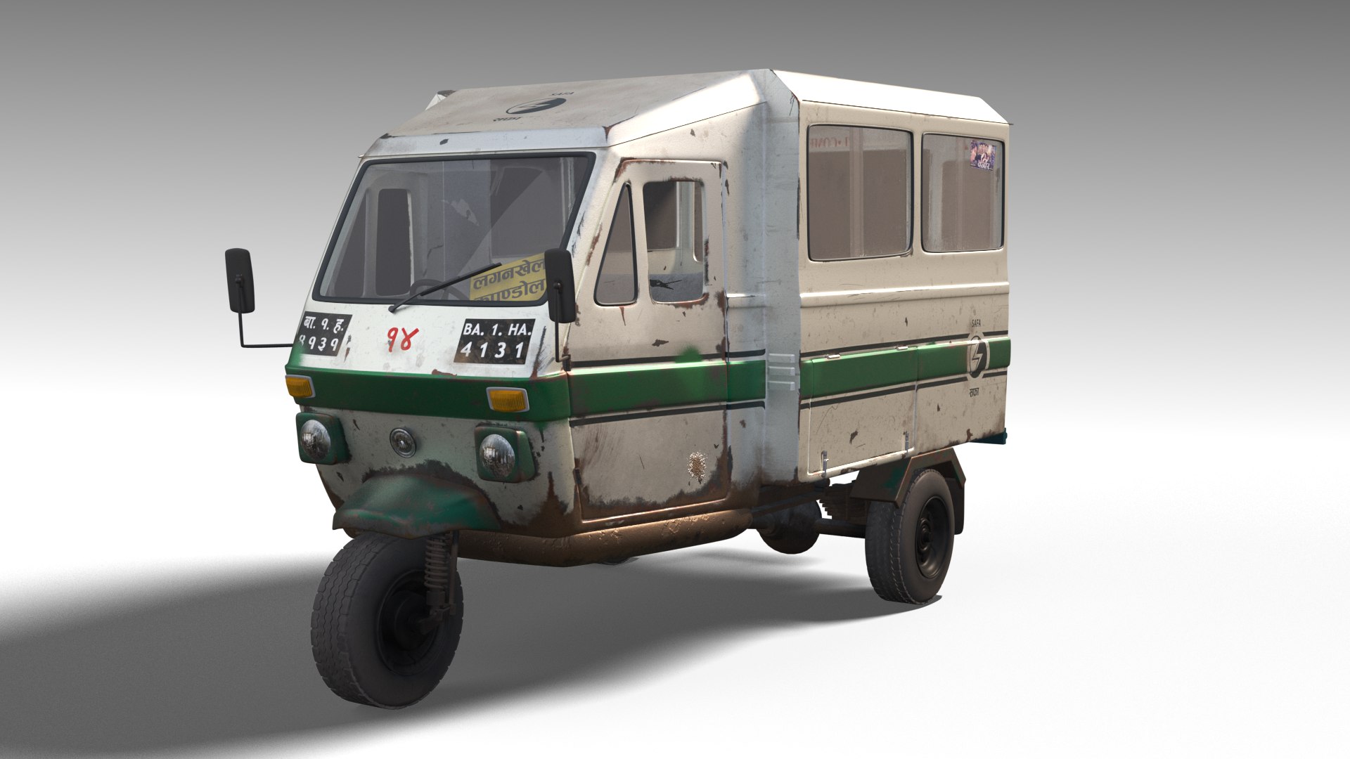 Nepali Safa Tempo 3D Model - TurboSquid 2120657