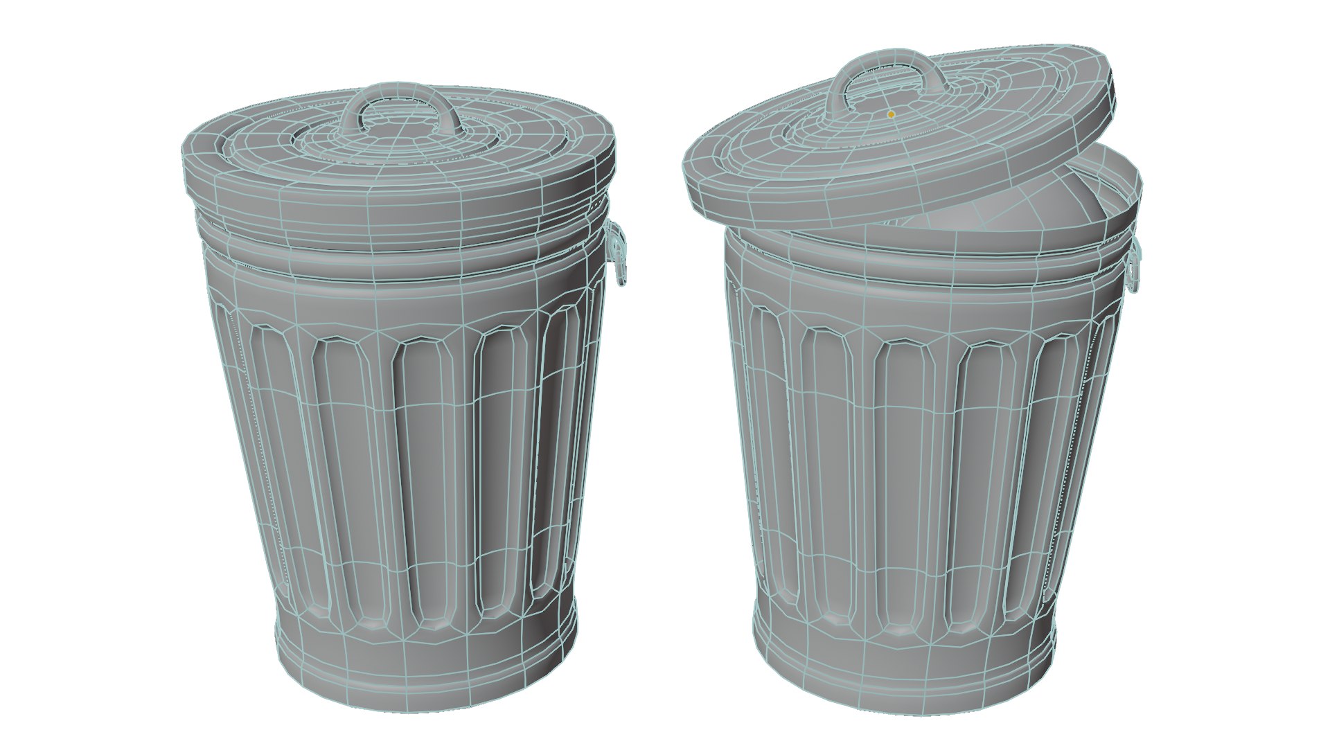 Garbage bin 3D model - TurboSquid 2076888