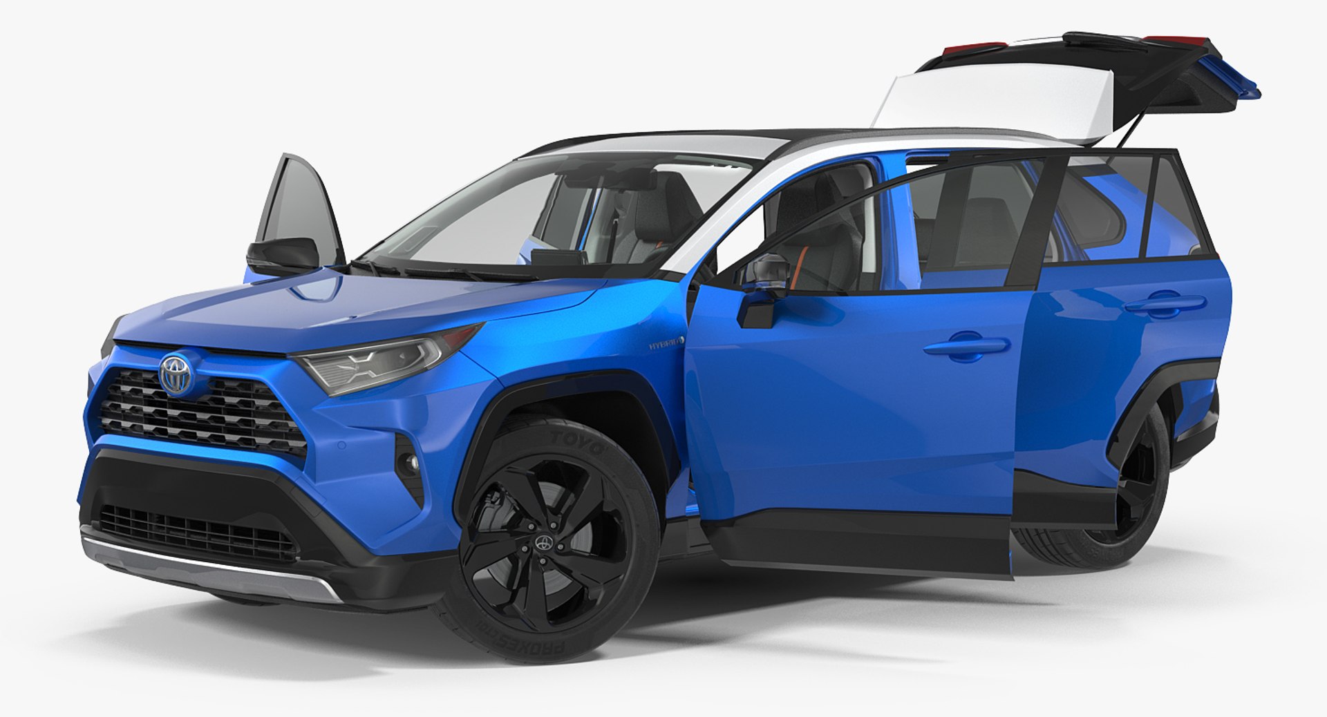 Toyota rav4 2019 rigged 3D - TurboSquid 1356738