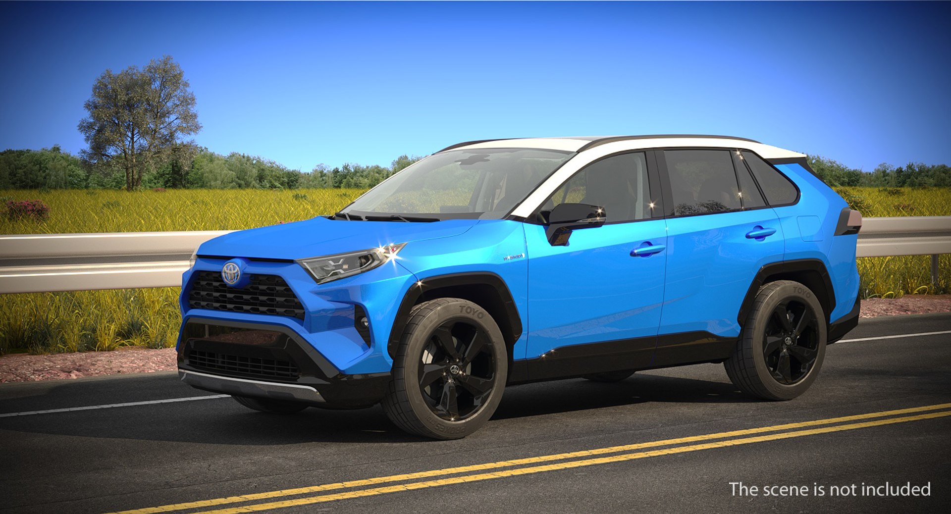Toyota rav4 2019 rigged 3D - TurboSquid 1356738