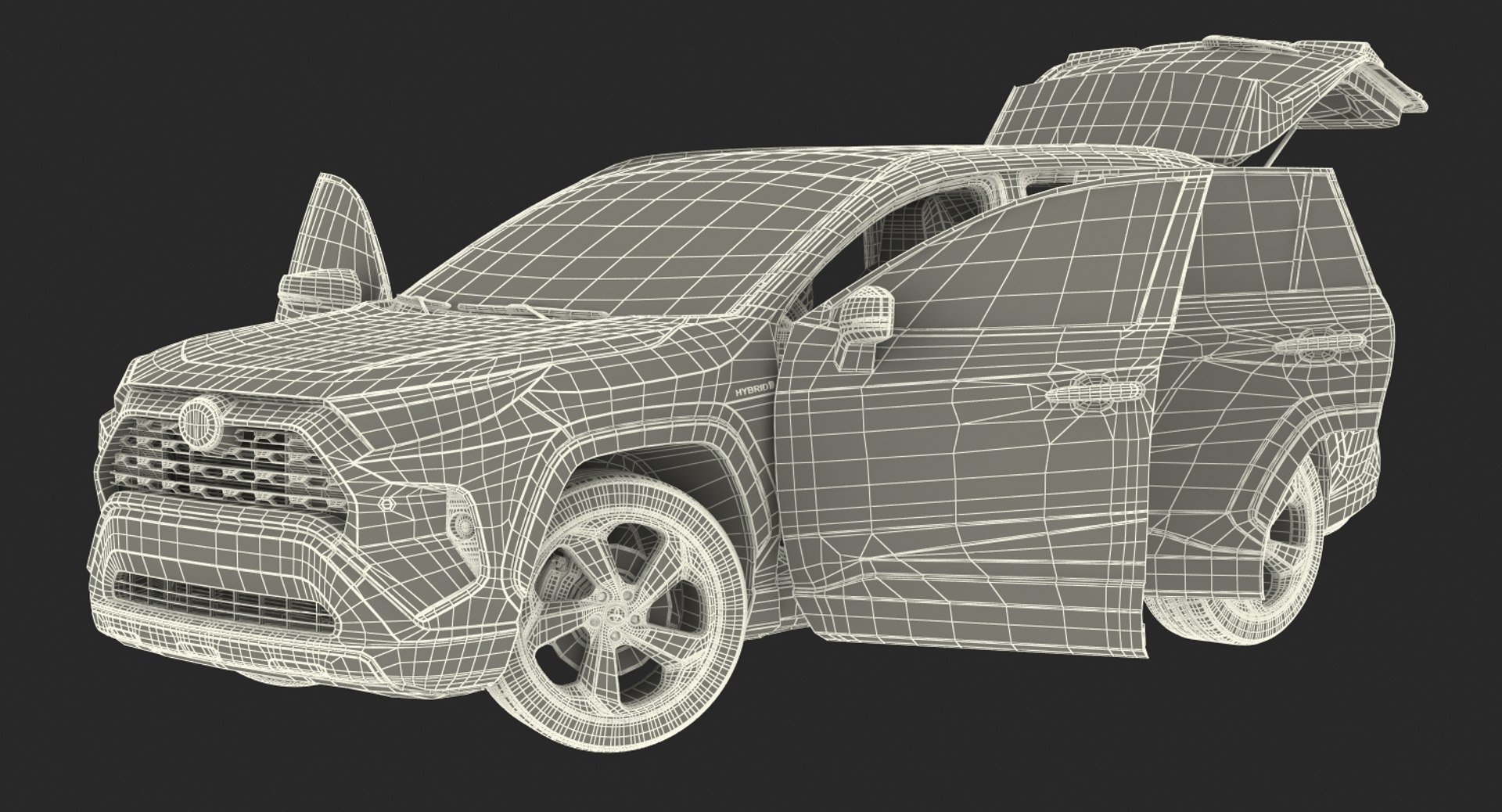 Toyota Rav4 2019 Rigged 3D - TurboSquid 1356738