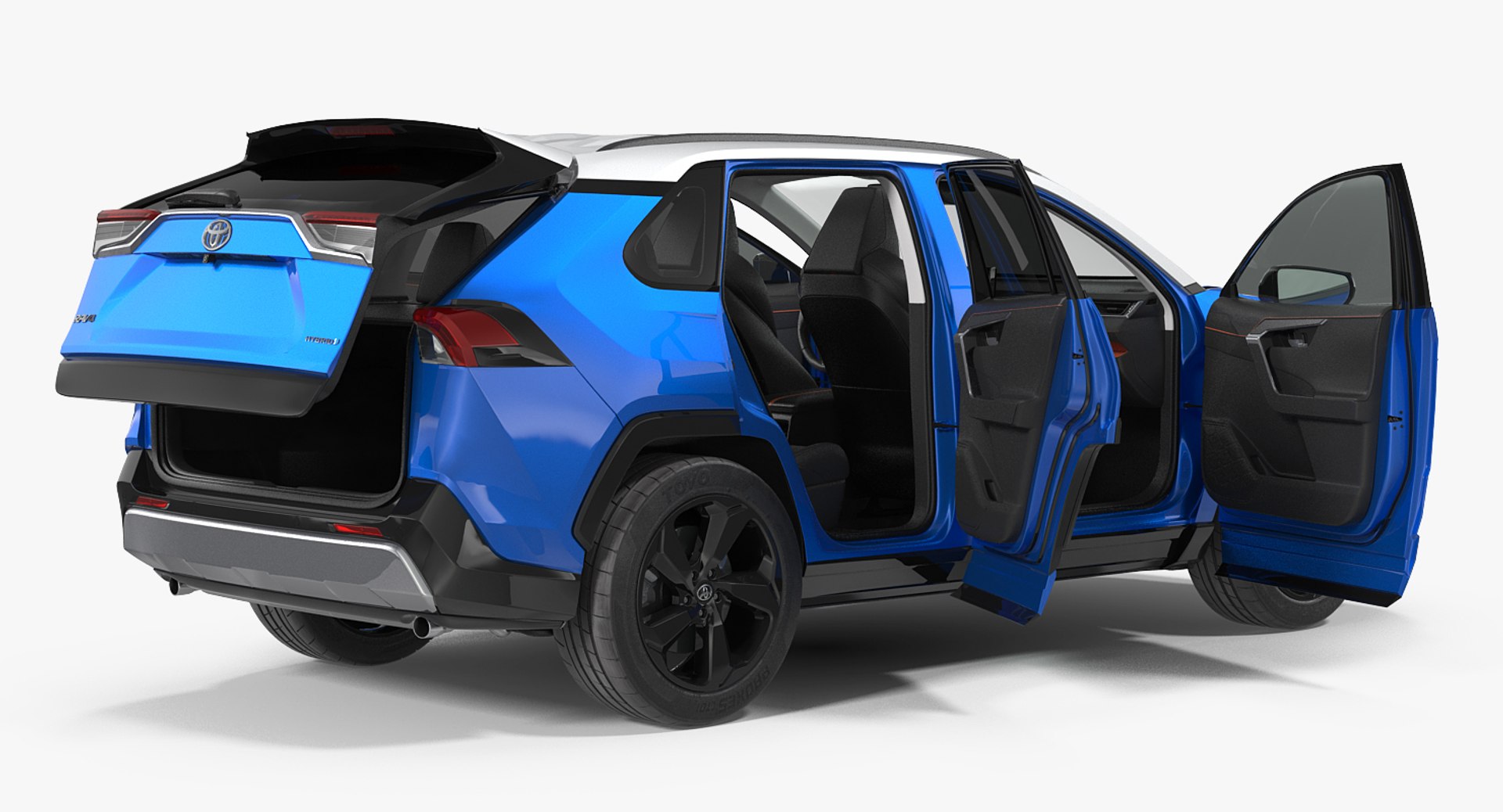 Toyota rav4 2019 rigged 3D - TurboSquid 1356738