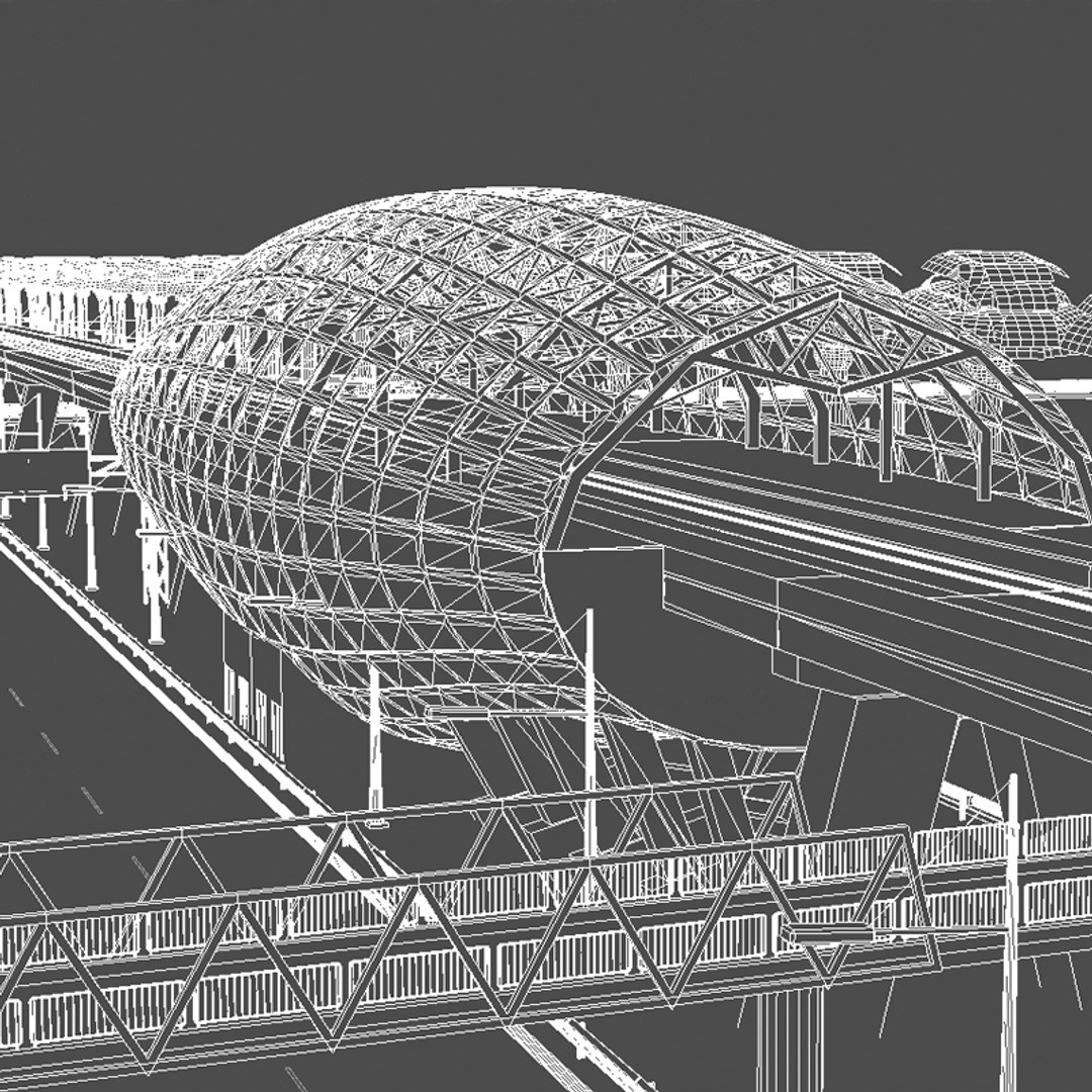 3d Highway Dubai Road Model