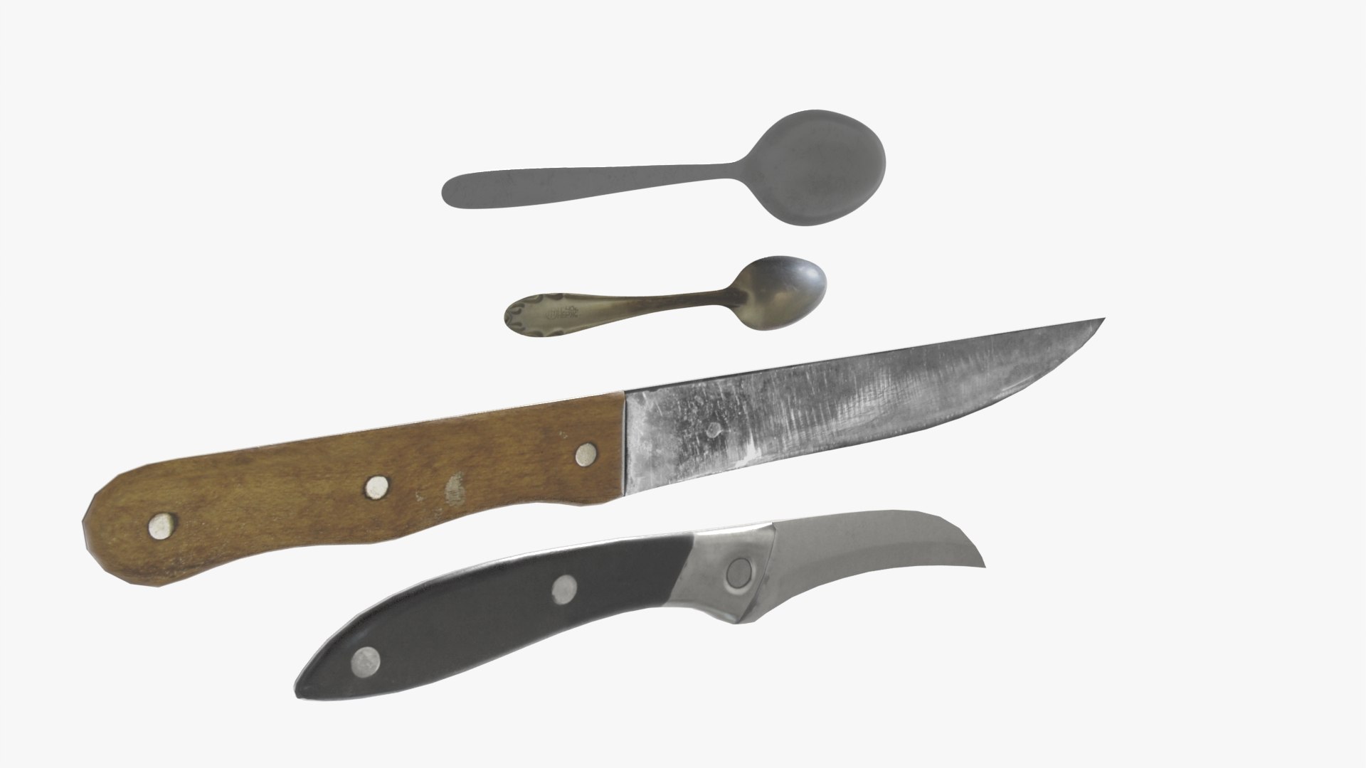 3D Items Small Spoon - TurboSquid 1411105