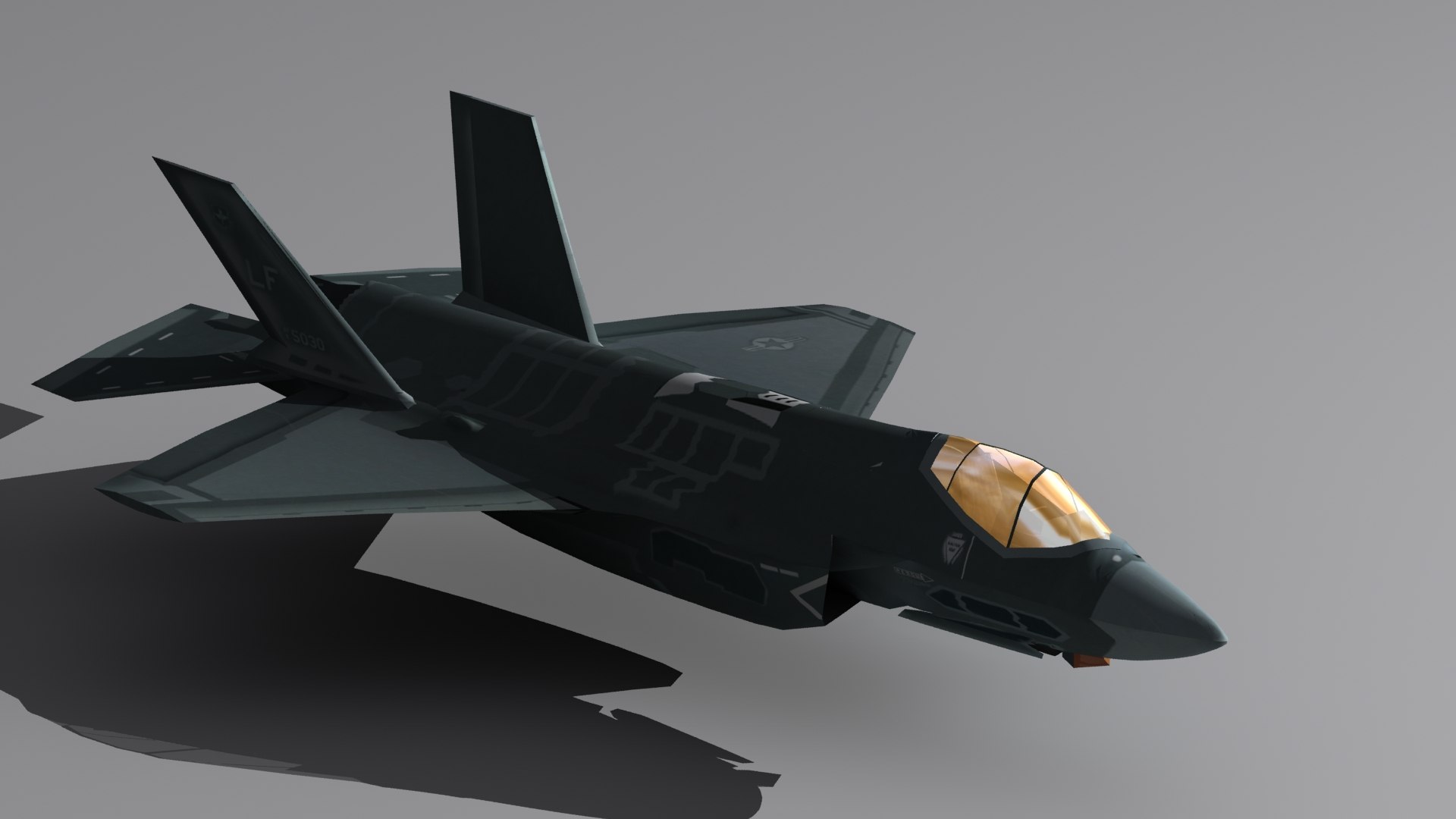 3D Raptor Stealth Aircraft - TurboSquid 1314091