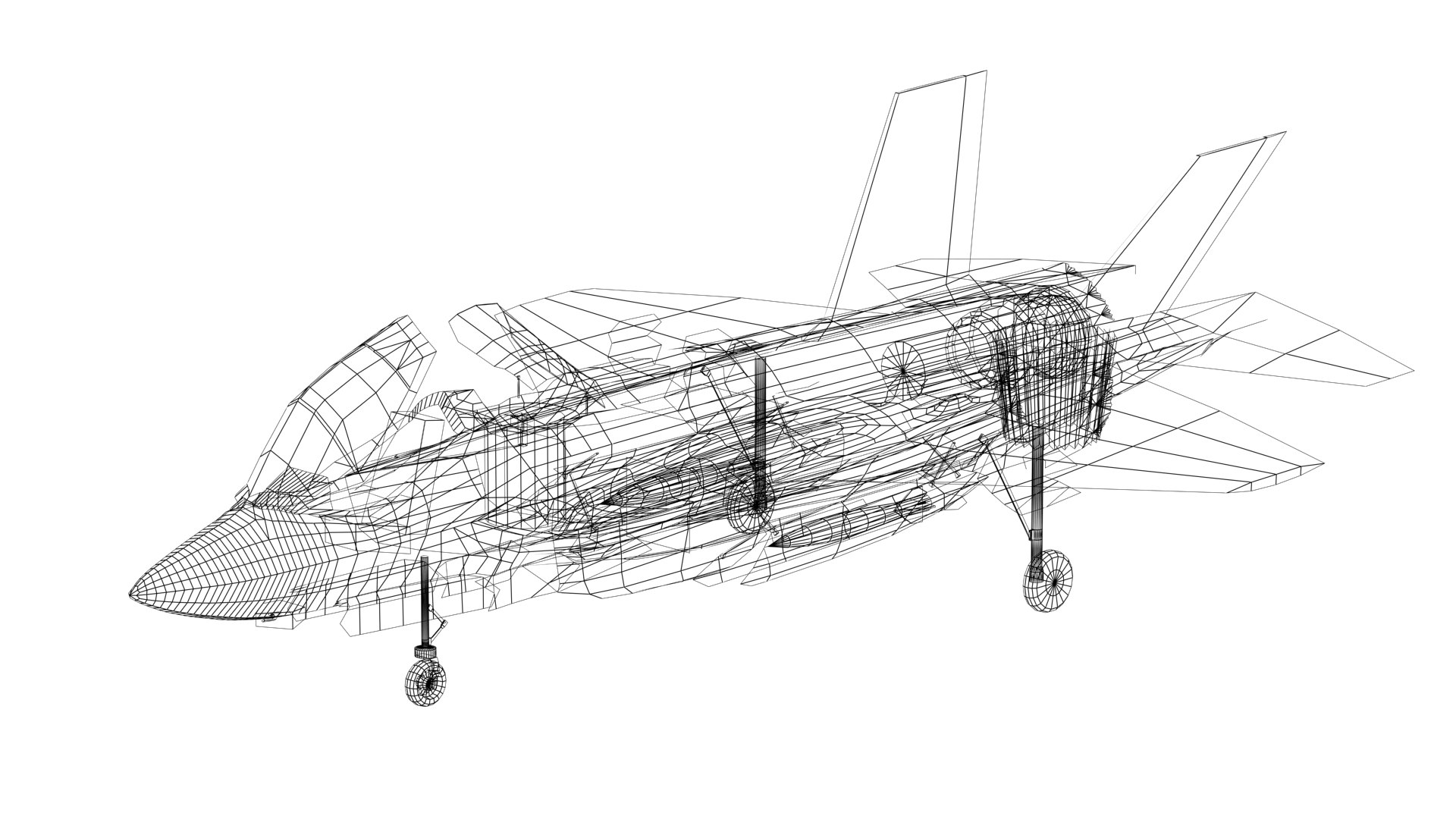 3D Raptor Stealth Aircraft - TurboSquid 1314091