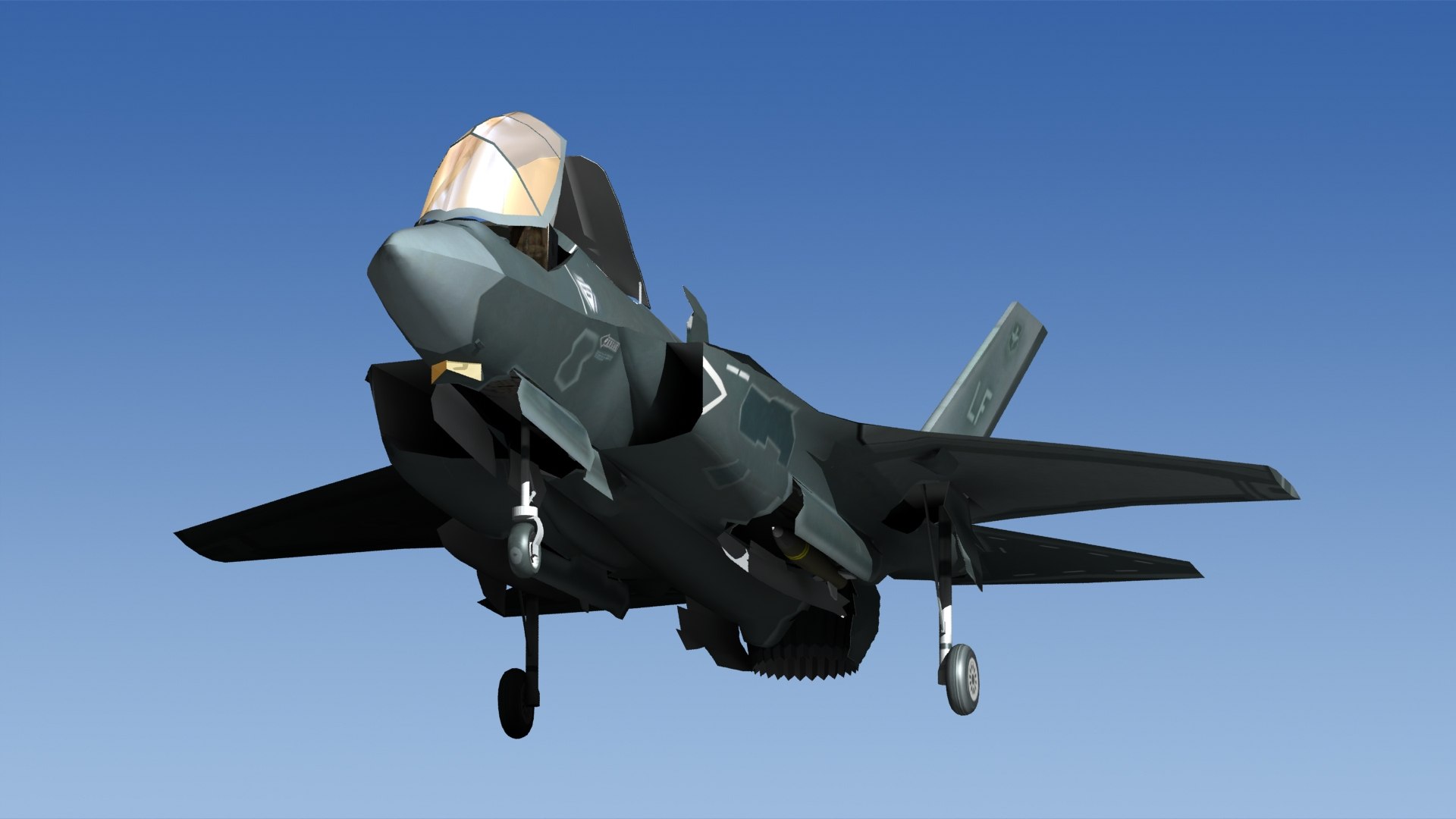 3D Raptor Stealth Aircraft - TurboSquid 1314091