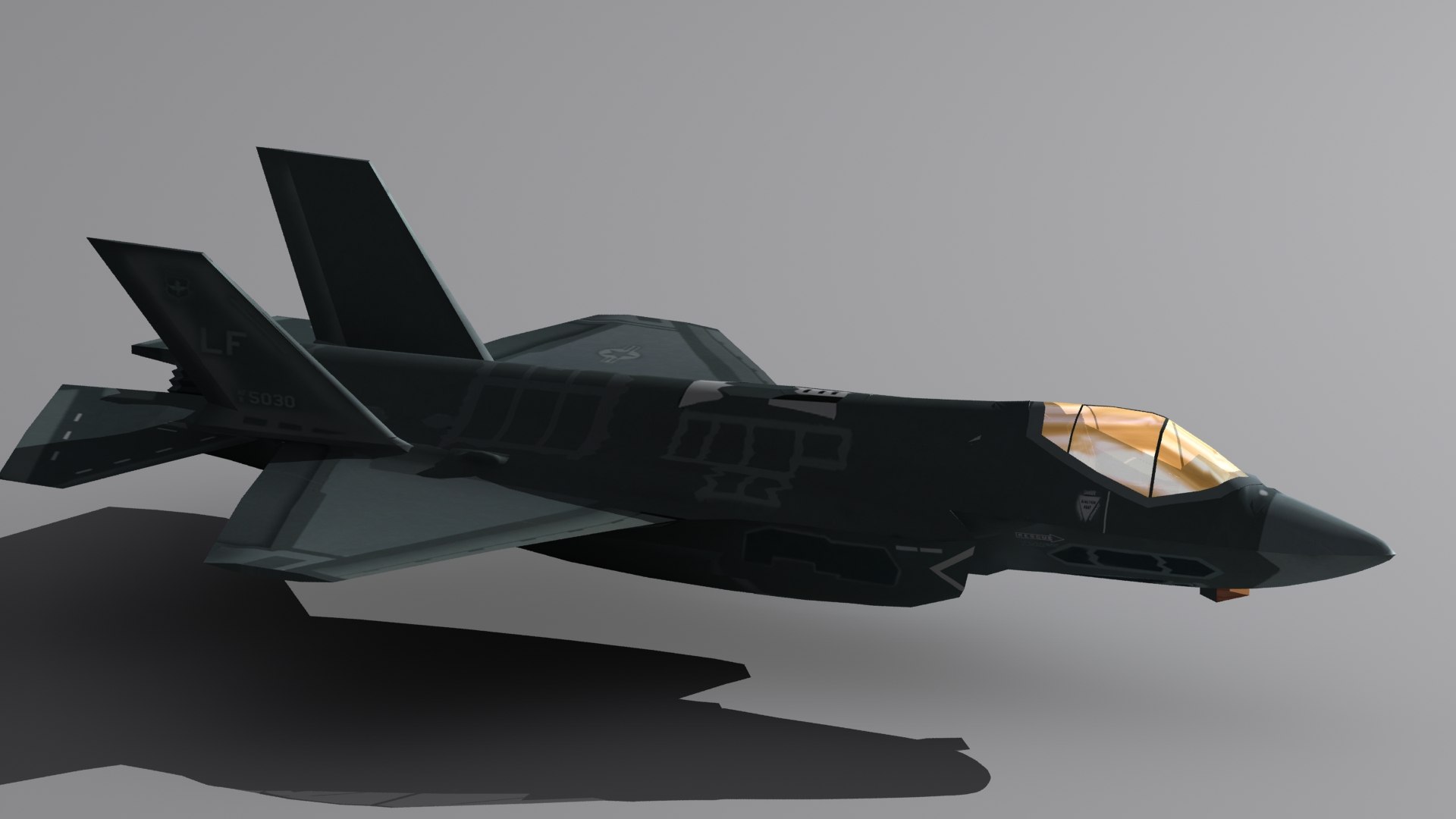 3D Raptor Stealth Aircraft - TurboSquid 1314091