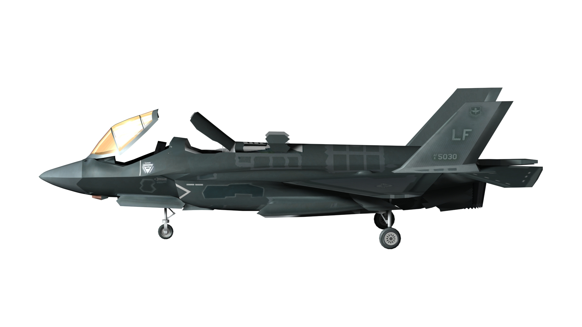 3D Raptor Stealth Aircraft - TurboSquid 1314091