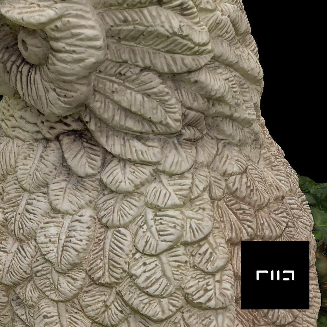 3d Obj Scan Statue Decoration