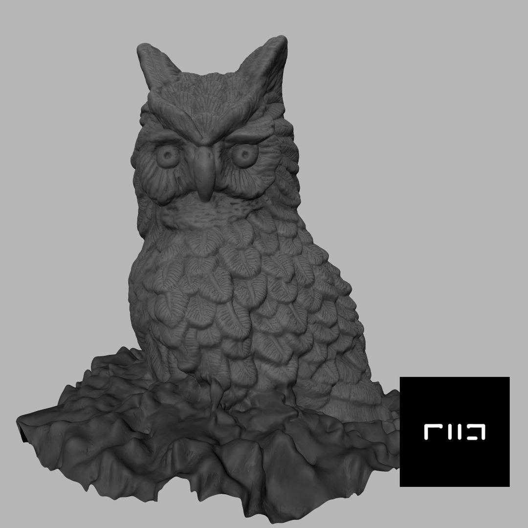 3d Obj Scan Statue Decoration