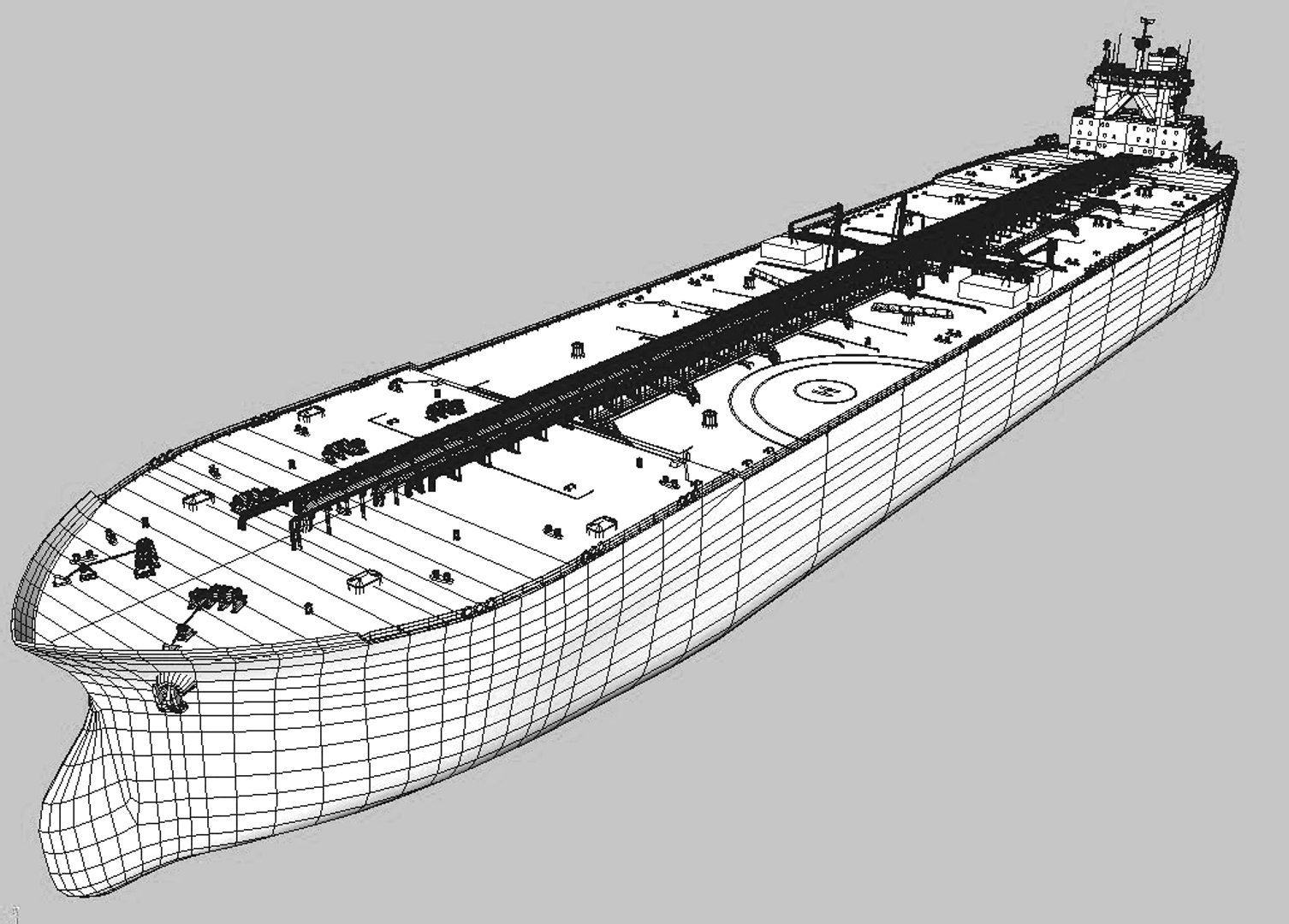 3D Model Tanker Oil Ship - TurboSquid 1440192