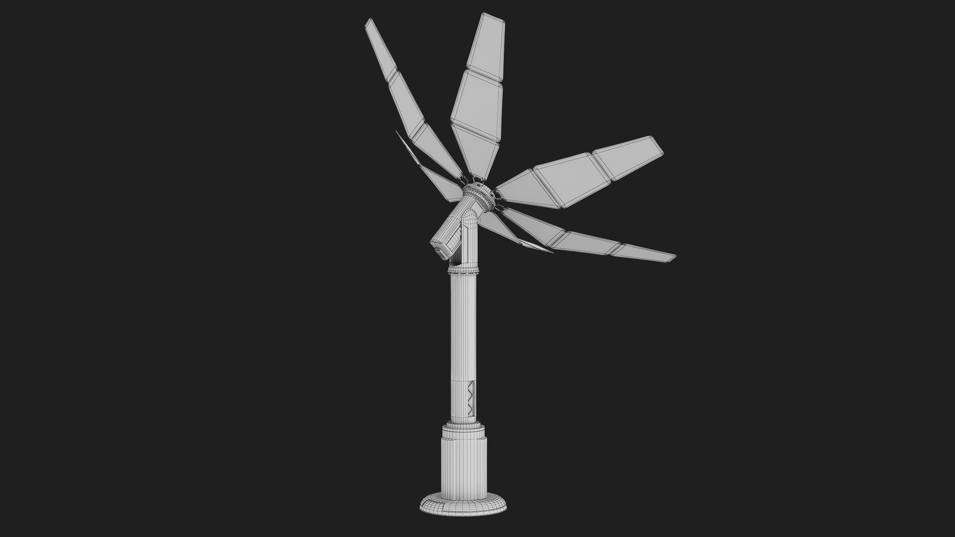 3D Solar Tower Model - TurboSquid 2322417