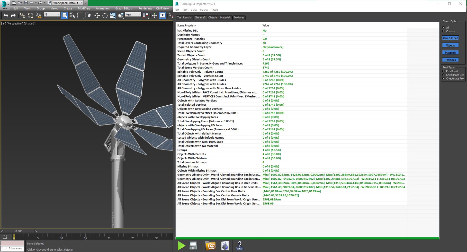 3D Solar Tower Model - TurboSquid 2322417