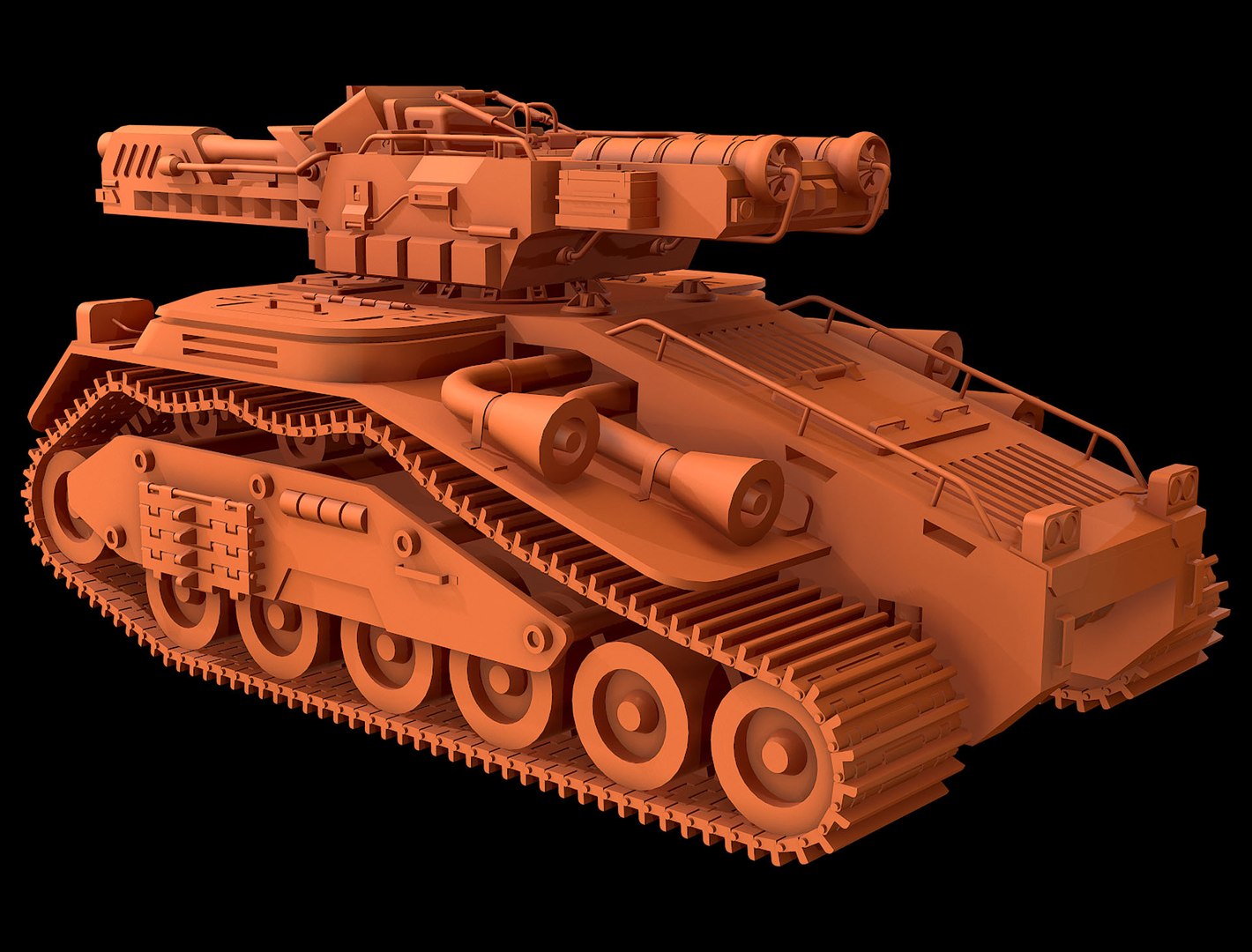 3D Tank Concept3Desert - TurboSquid 2312793