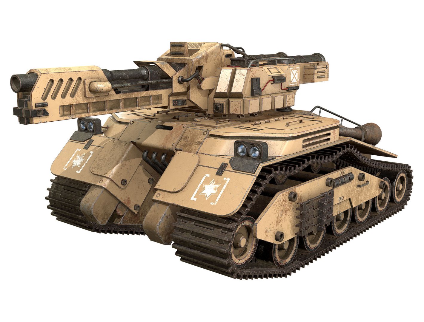 3D Tank Concept3Desert - TurboSquid 2312793