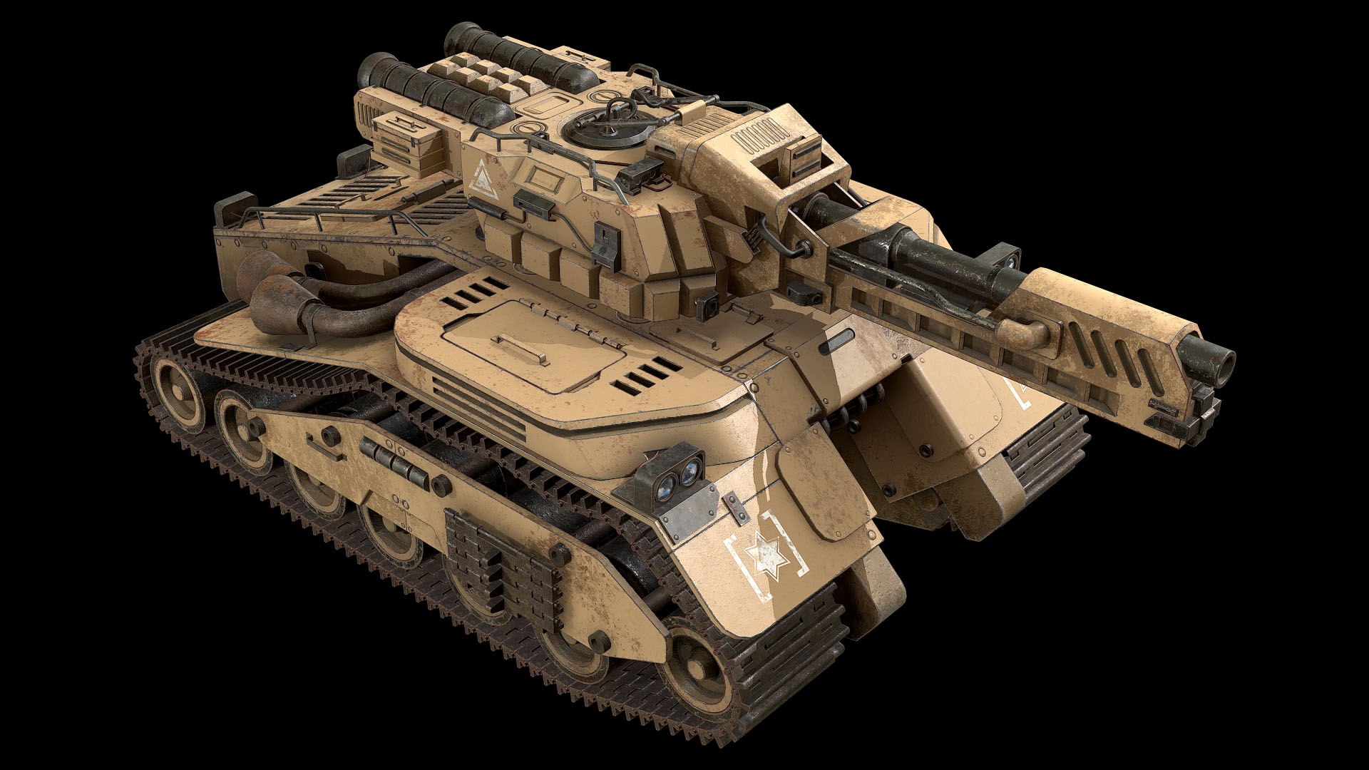 3D Tank Concept3Desert - TurboSquid 2312793