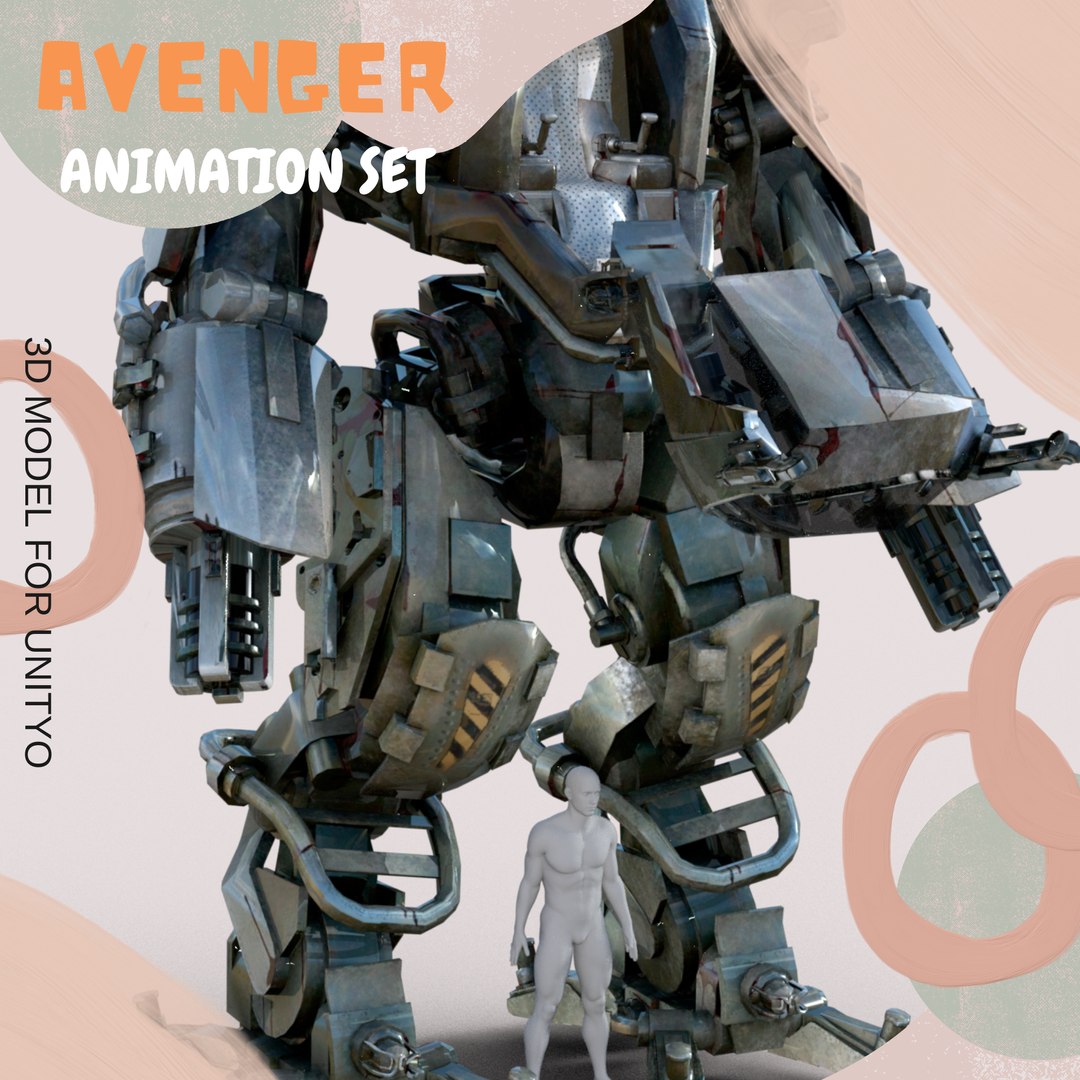 Avenger Robot 3D Model - TurboSquid 2033460