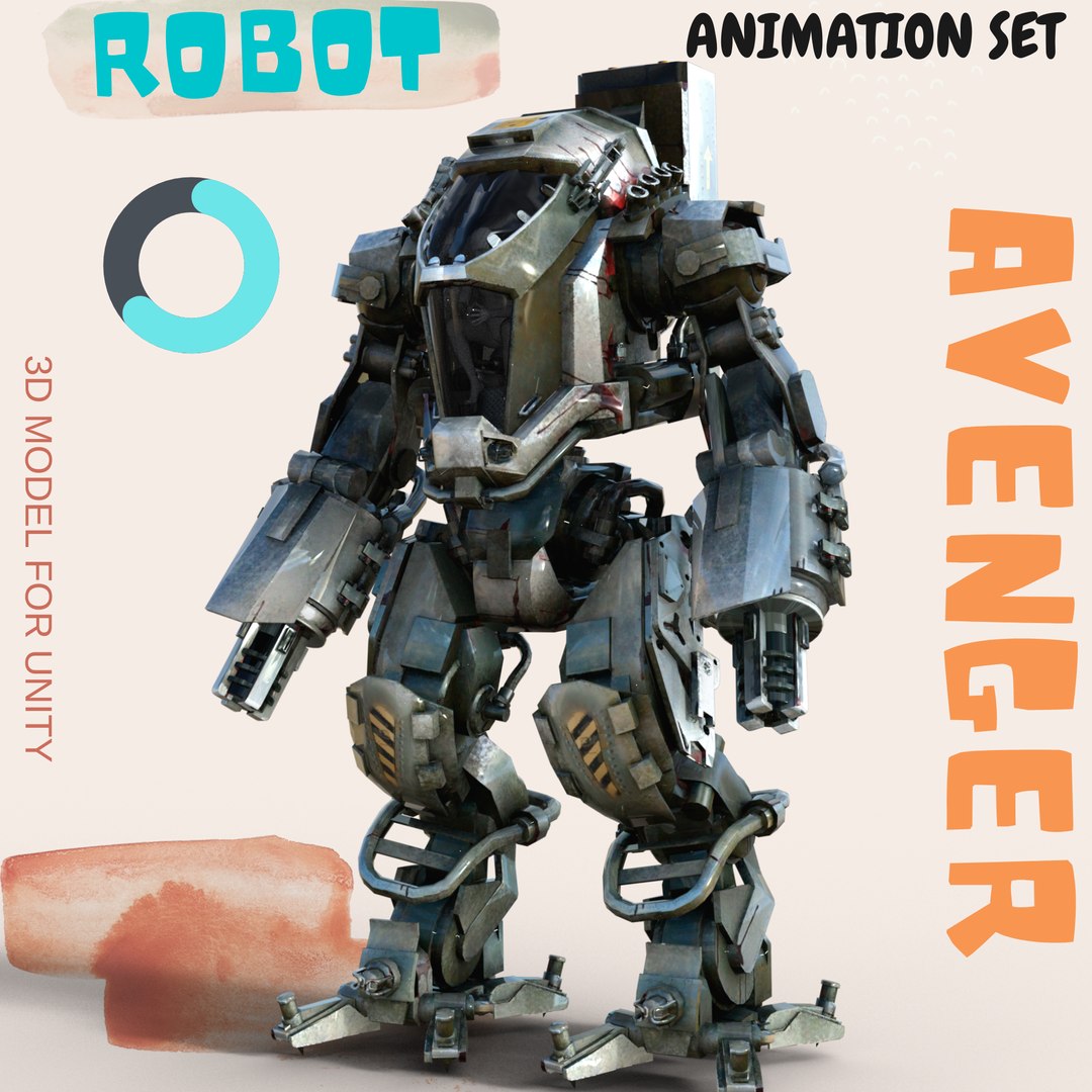 Avenger Robot 3D Model - TurboSquid 2033460