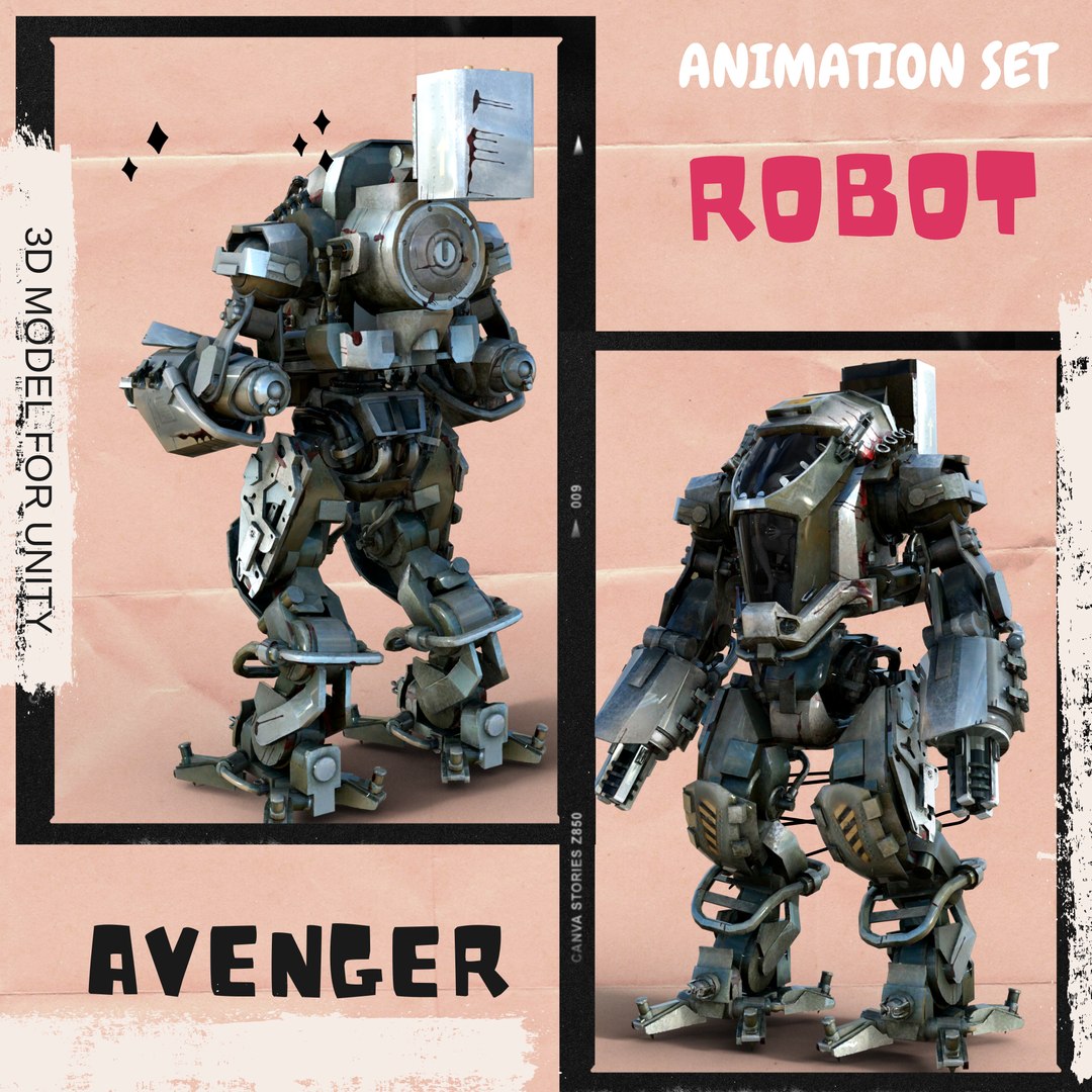 Avenger Robot 3D Model - TurboSquid 2033460