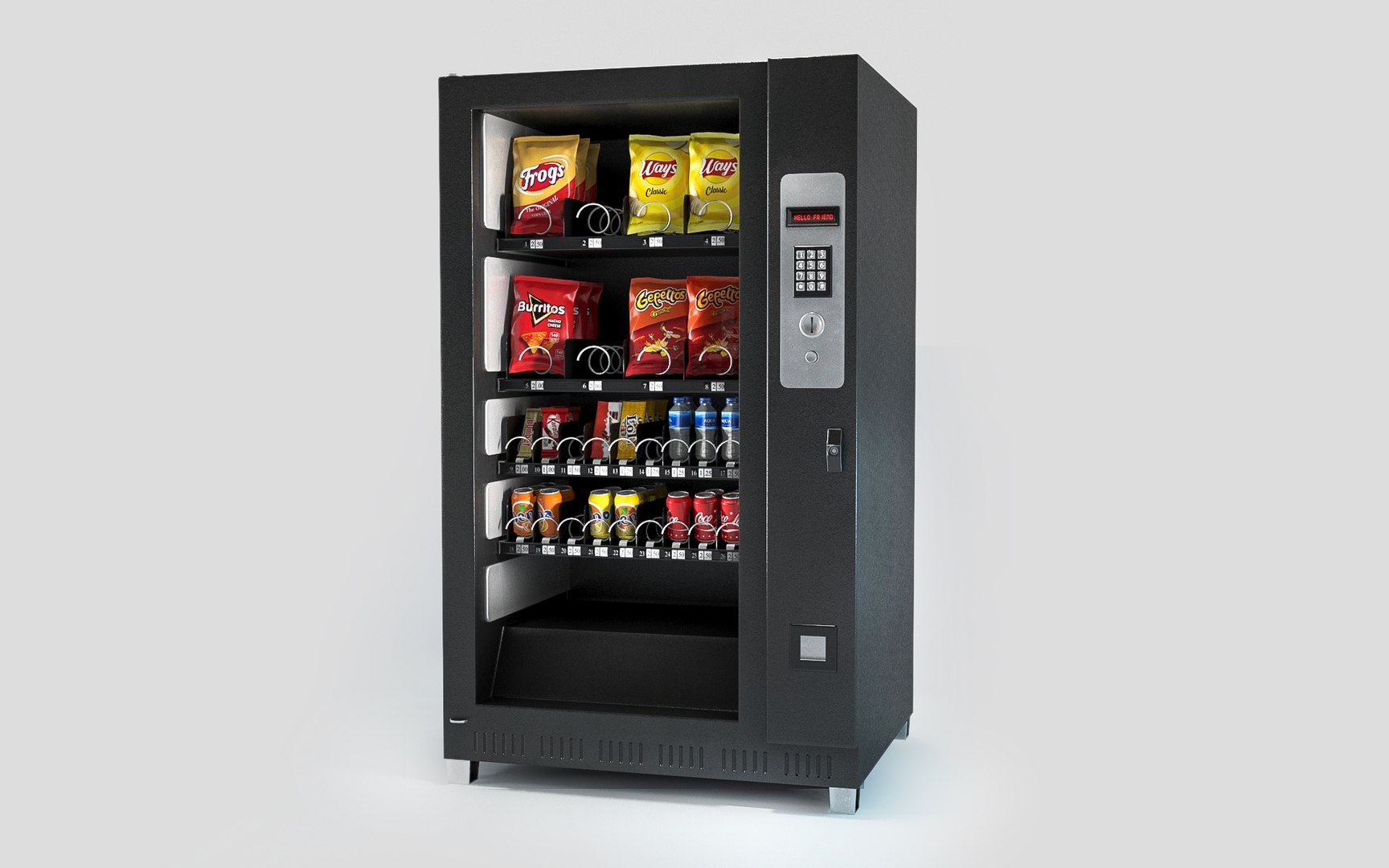 Vending Machine 3D Model - TurboSquid 1637842
