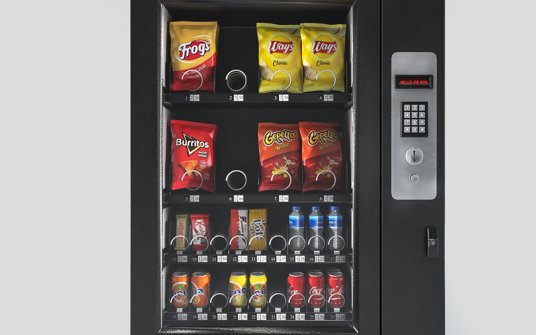 Vending Machine 3D Model - TurboSquid 1637842