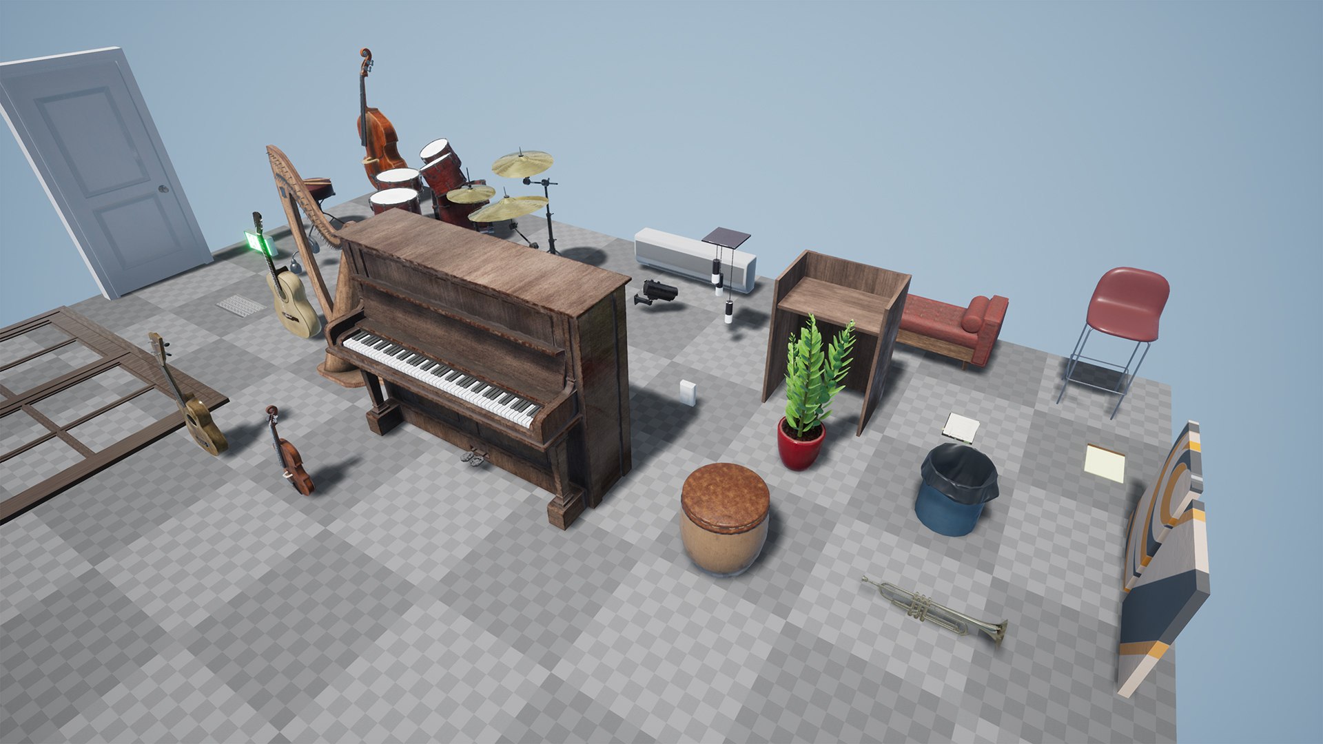 Musical Instruments 33 Assets 3D model - TurboSquid 2106279