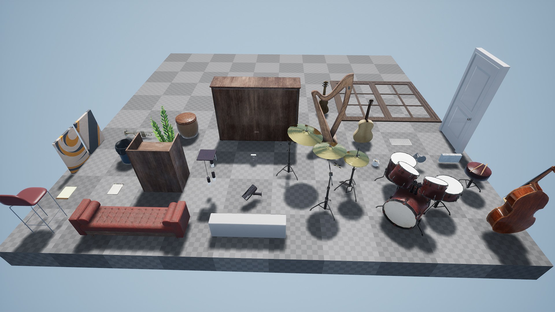 Musical Instruments 33 Assets 3D model - TurboSquid 2106279