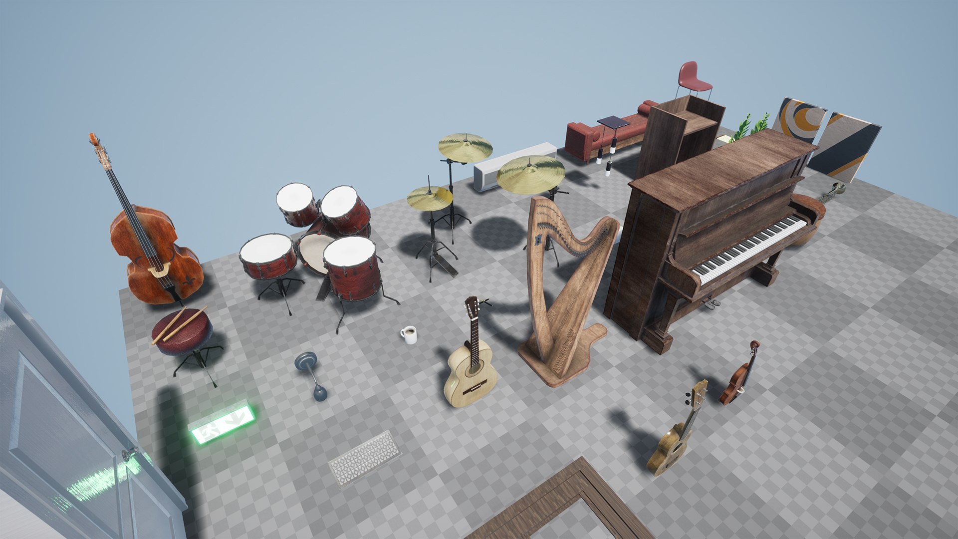 Musical Instruments 33 Assets 3D model - TurboSquid 2106279