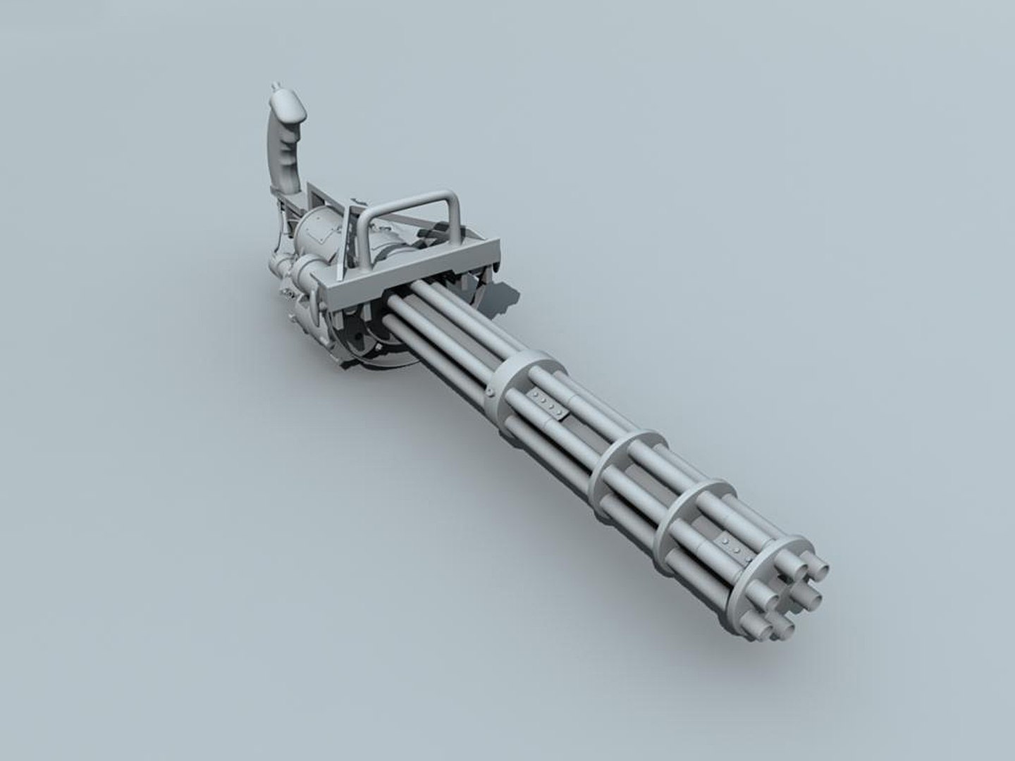 3d M134 Gatling Minigun